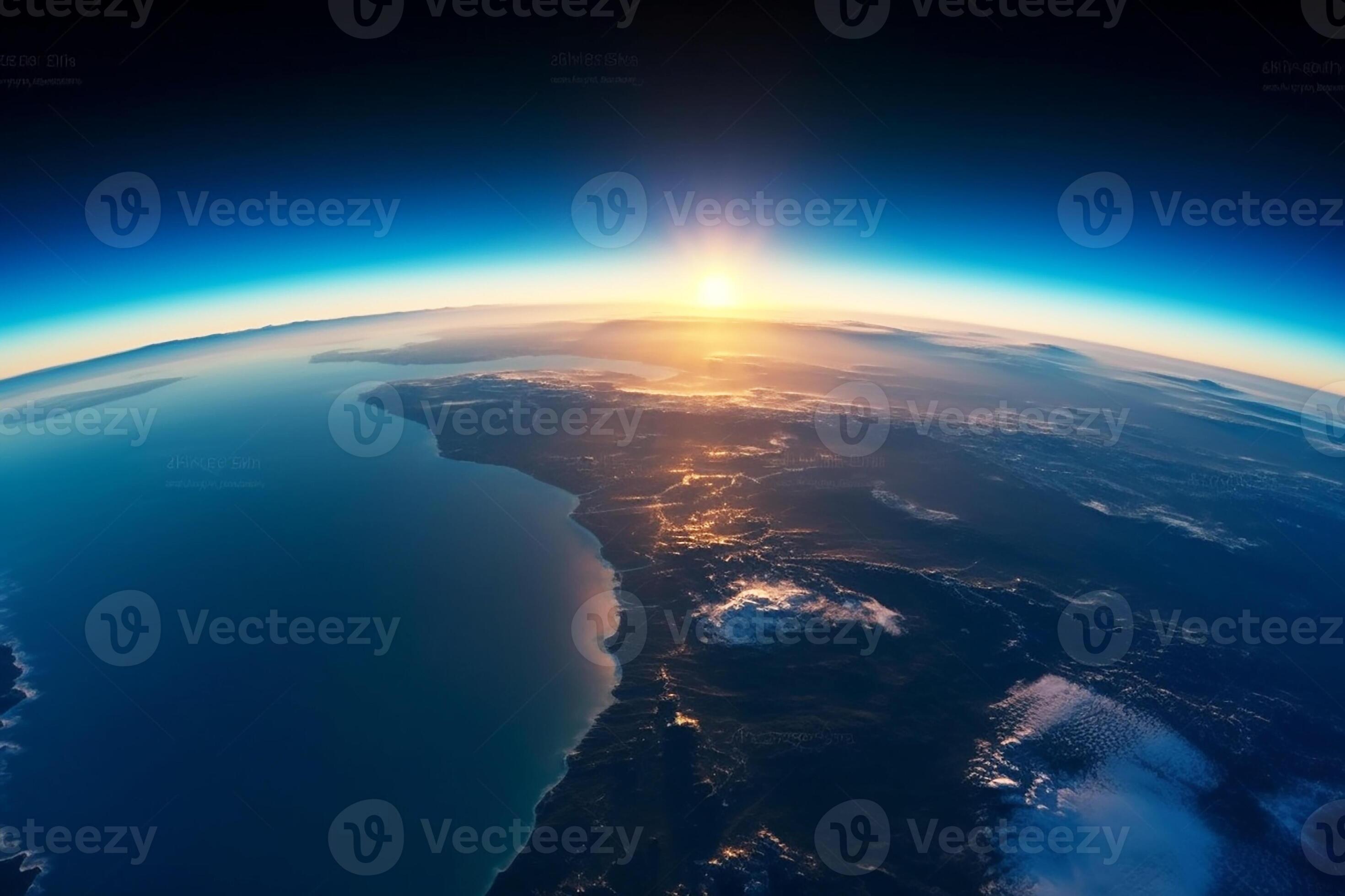 Sunset From Space Station