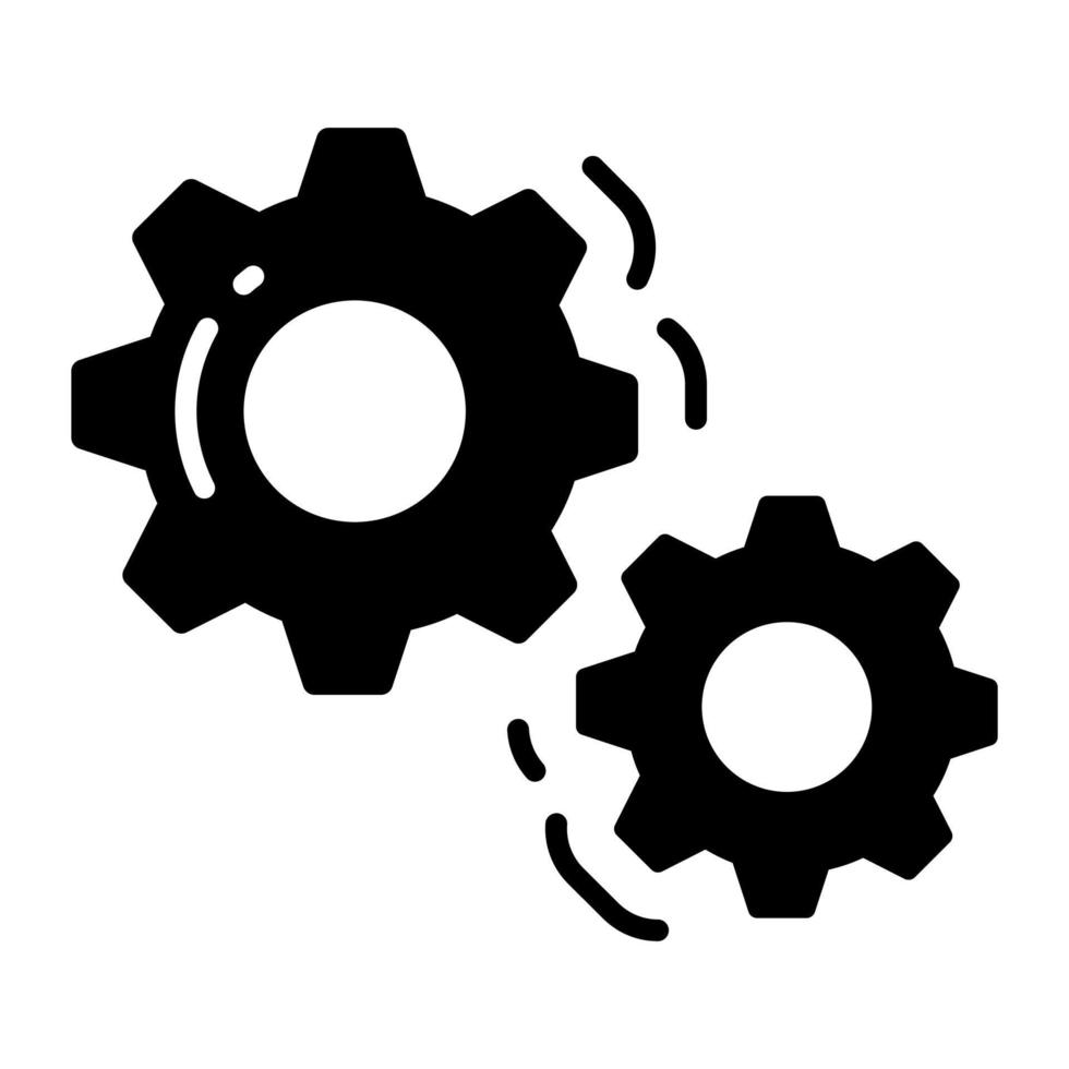 Editable vector of setting in trendy style, easy to use icon 23012108 ...