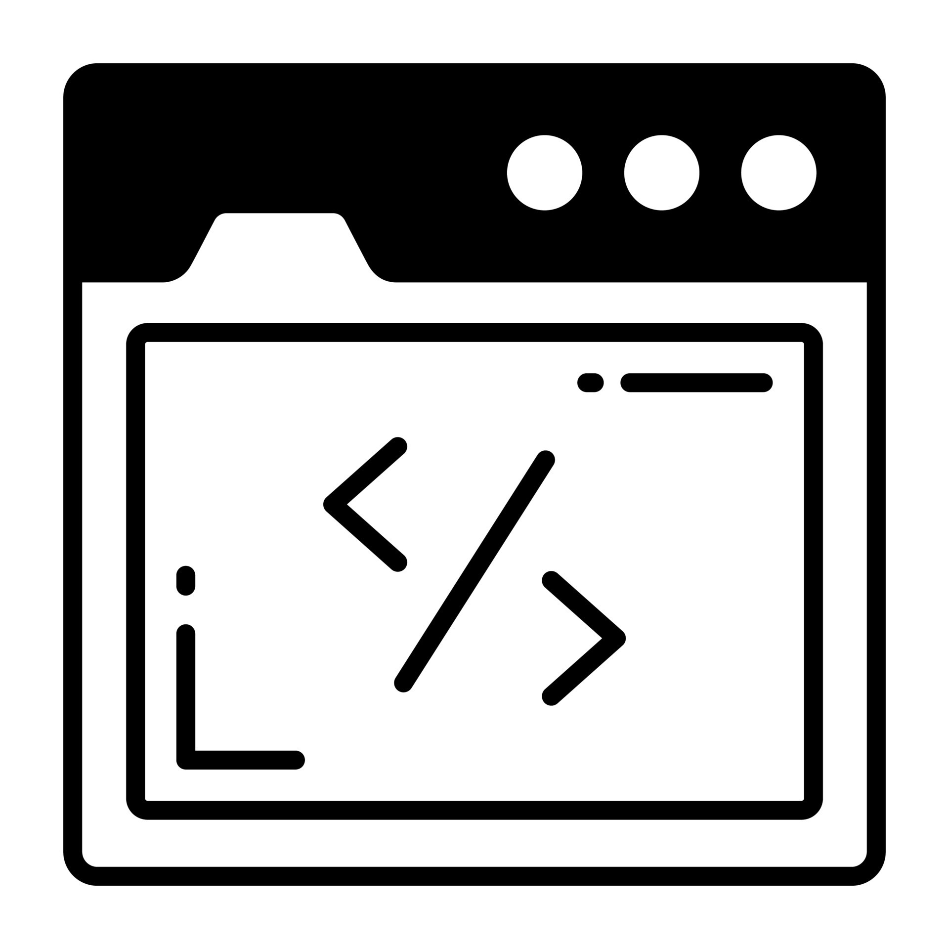 Editable Vector Of Web Coding Web Development Icon 23014325 Vector Art 7848