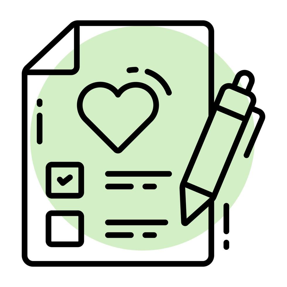 An icon of wishlist in modern style, easy to use vector 23014456 Vector ...