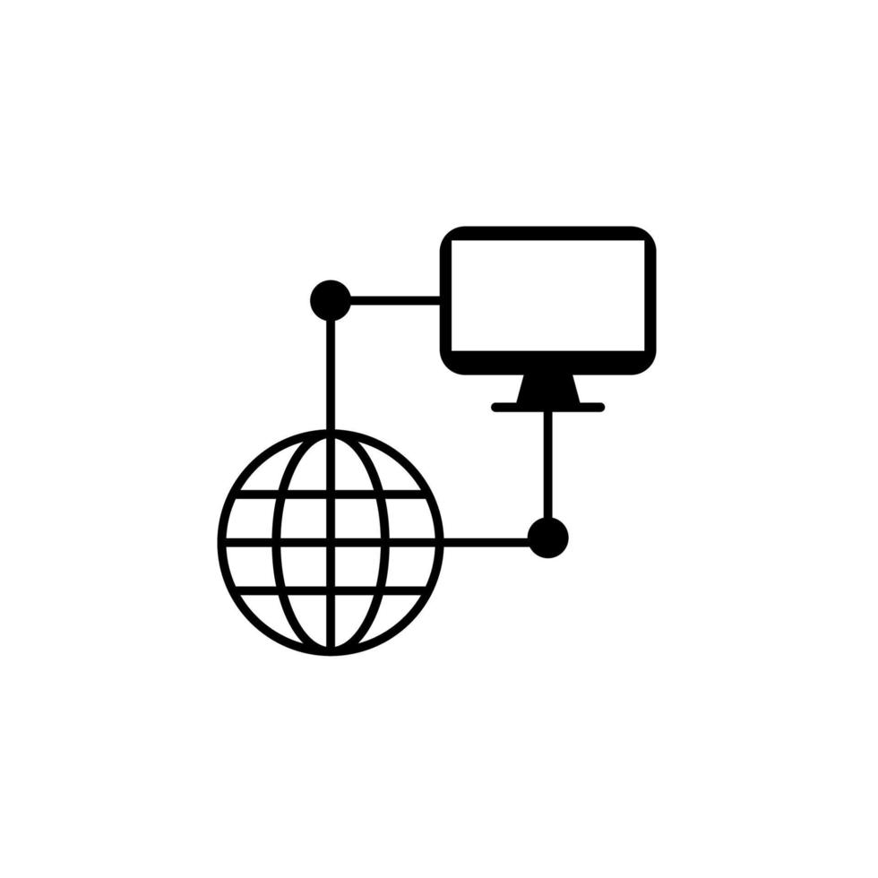 network, computer vector icon illustration 23015079 Vector Art at Vecteezy