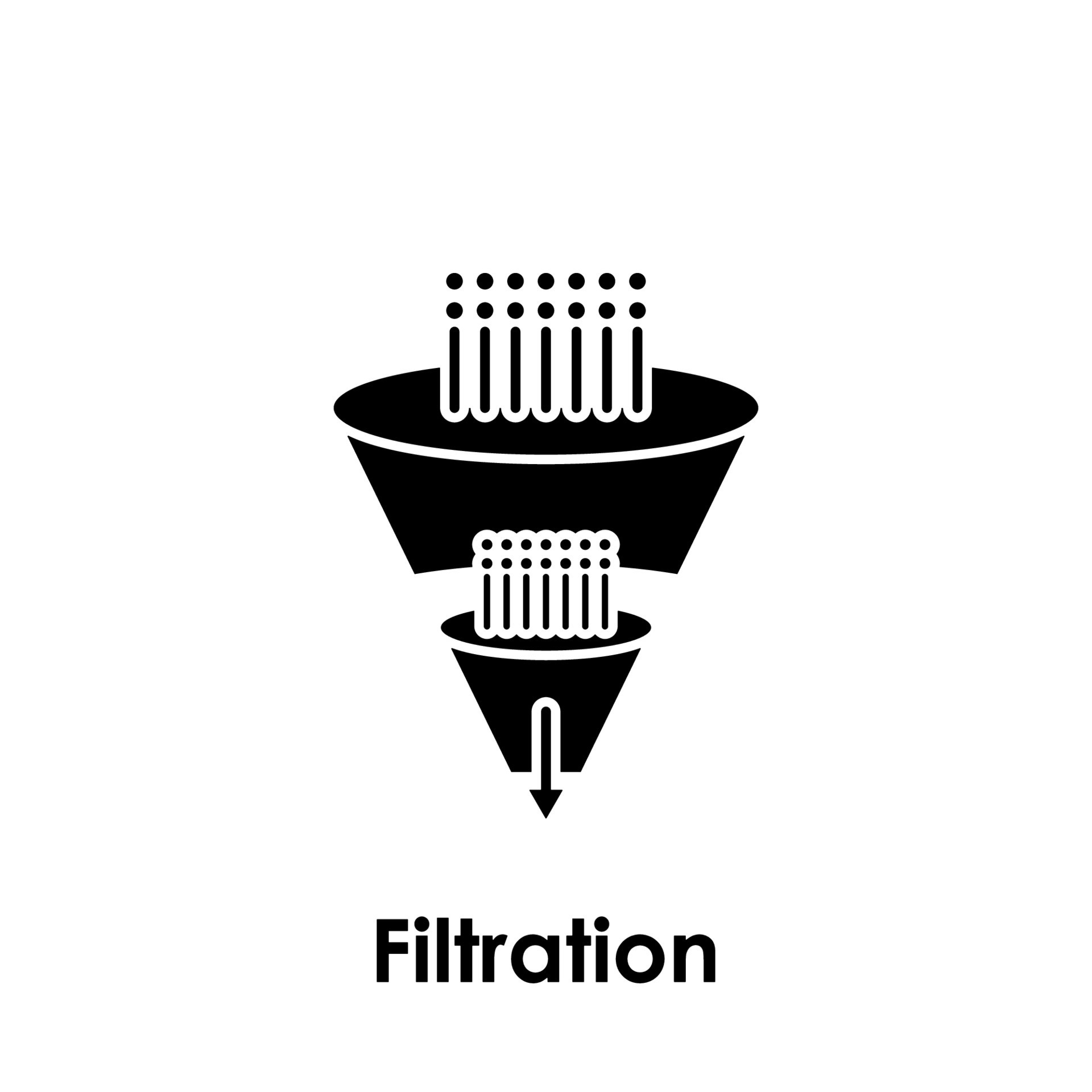 Filter Arrow Filtration Vector Icon Illustration 23015111 Vector Art