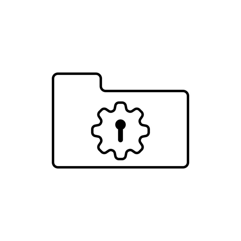 system folder vector icon illustration 23015392 Vector Art at Vecteezy