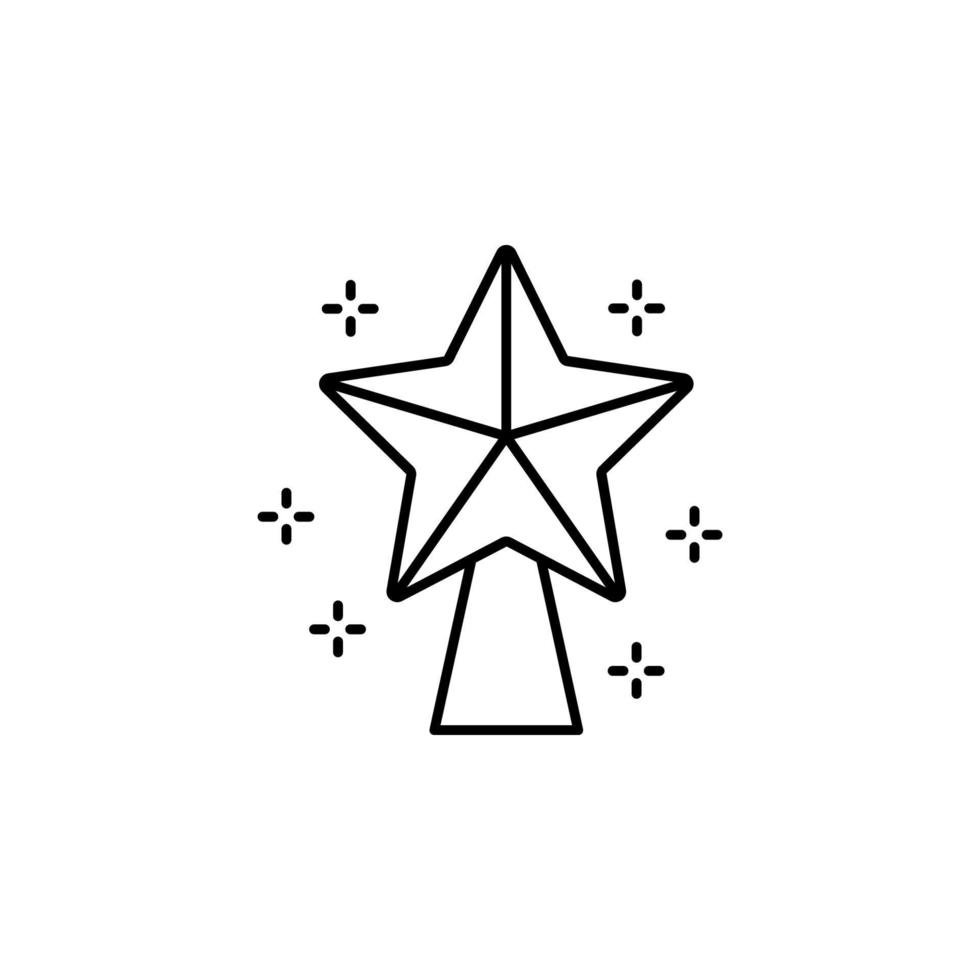 Star, Christmas vector icon illustration 23015560 Vector Art at Vecteezy