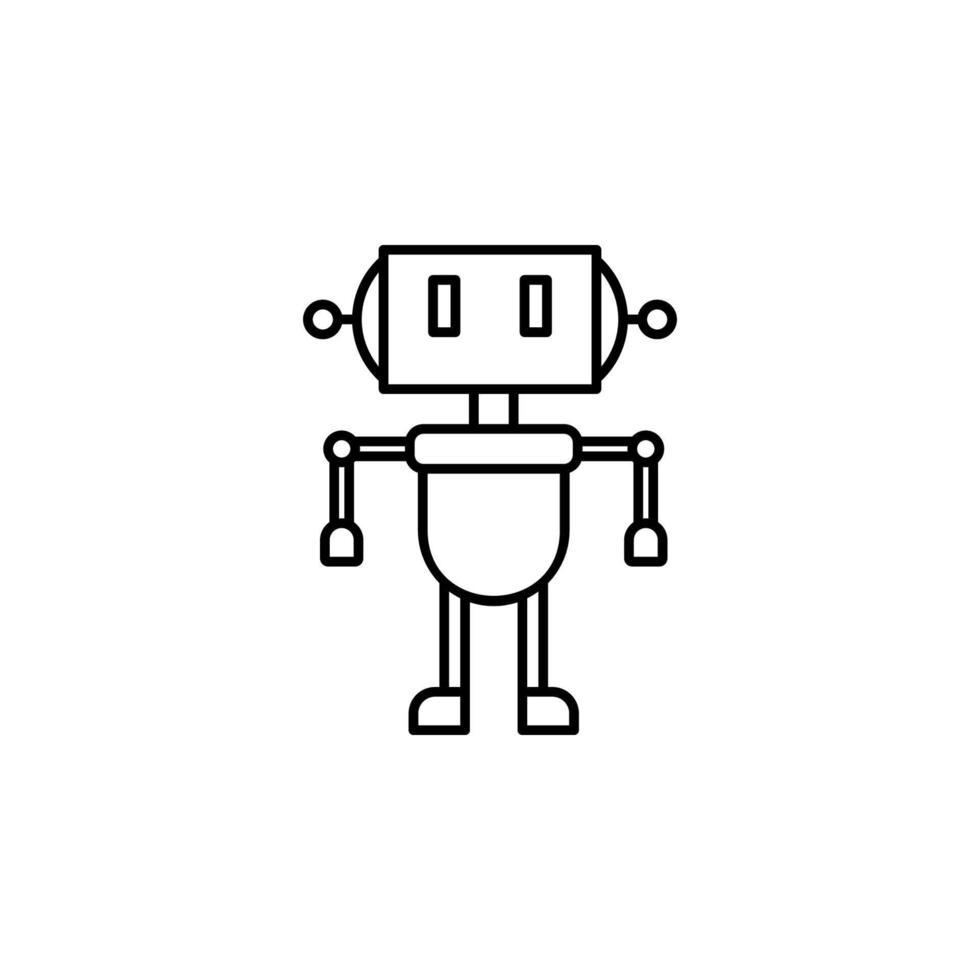 Robot vector icon illustration 23016464 Vector Art at Vecteezy