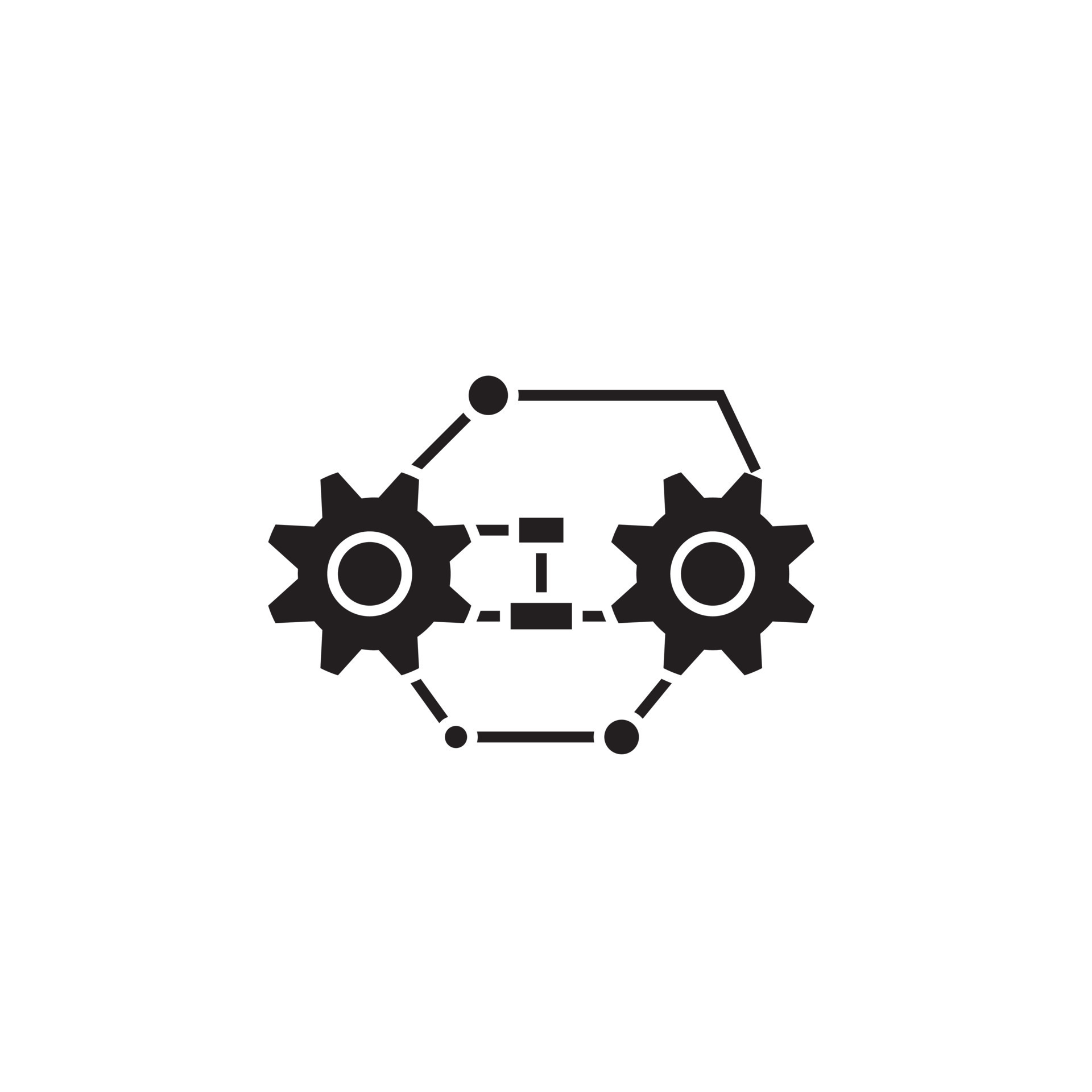 data setting gear vector for Icon Website, UI Essential, Symbol ...