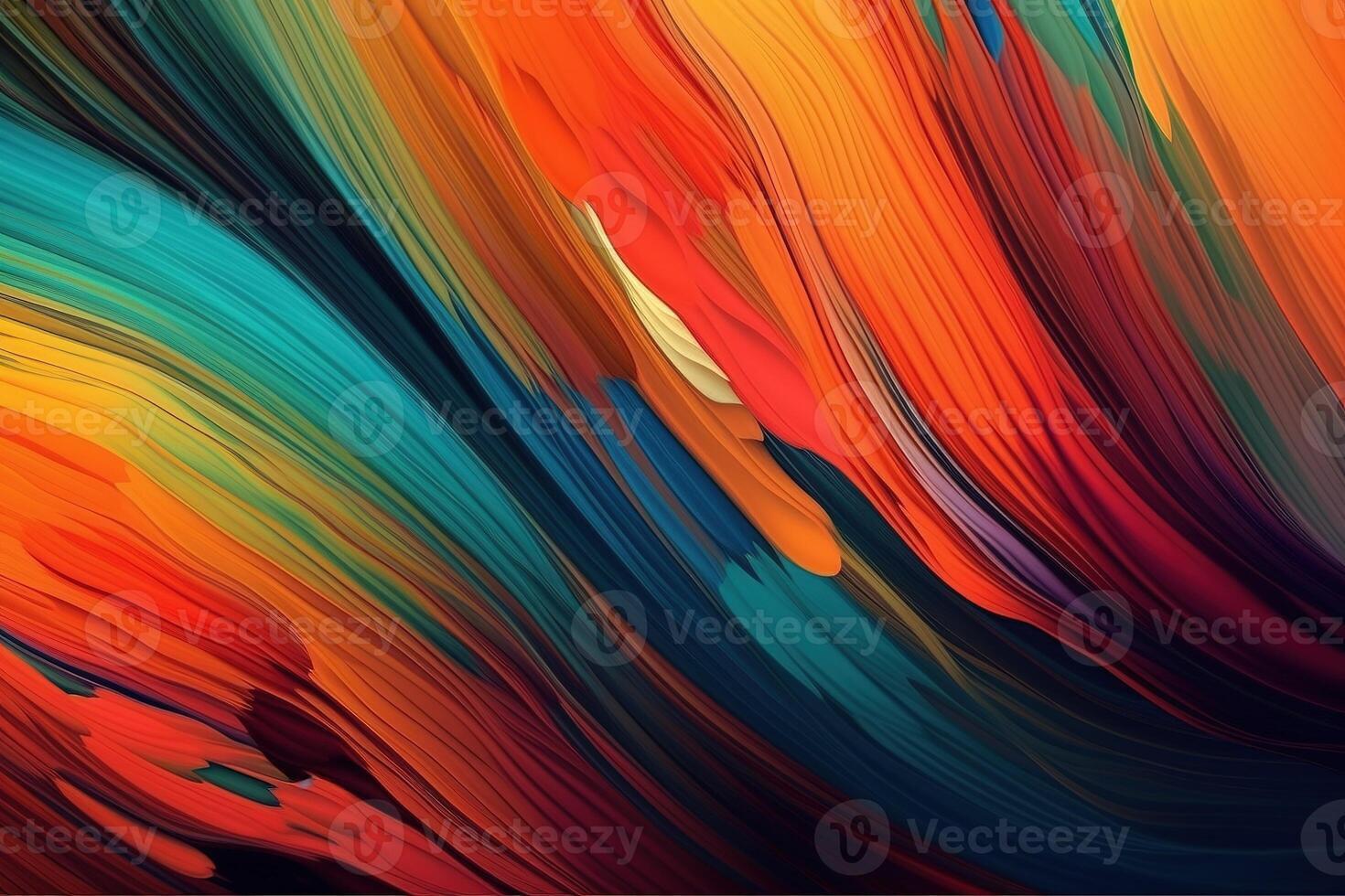 Colorful Brush Stroke Abstract Background Illustration with 23022440 ...