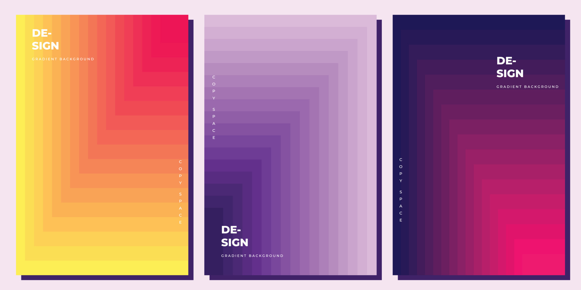 Colorful Layer Portrait Background Template Copy Space For Poster Banner Flyer Or