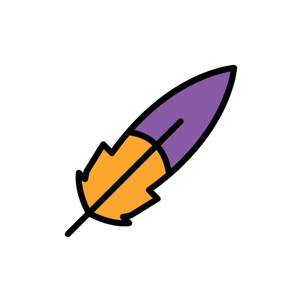 Feather Pen Vector Icon Illustration 23023329 Vector Art At Vecteezy