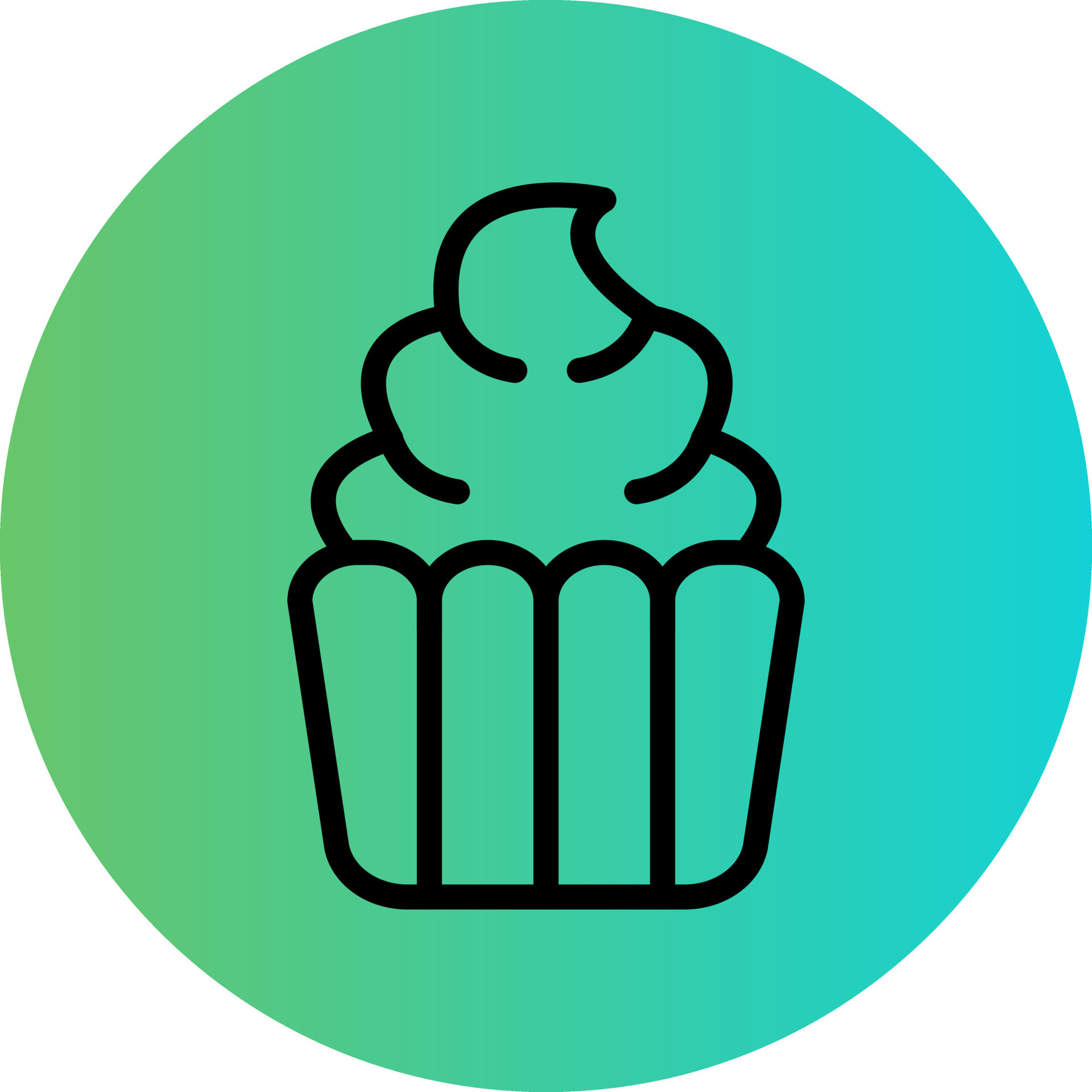 Cupcake Vector Icon Design 23025074 Vector Art At Vecteezy