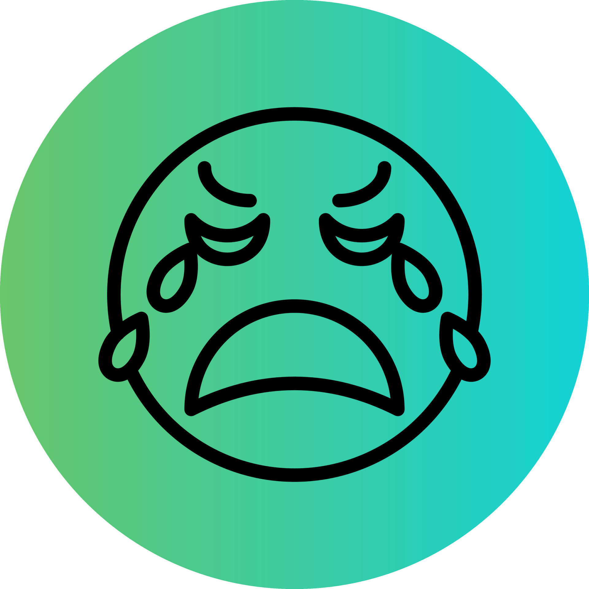 Crying Vector Icon Design 23025491 Vector Art At Vecteezy