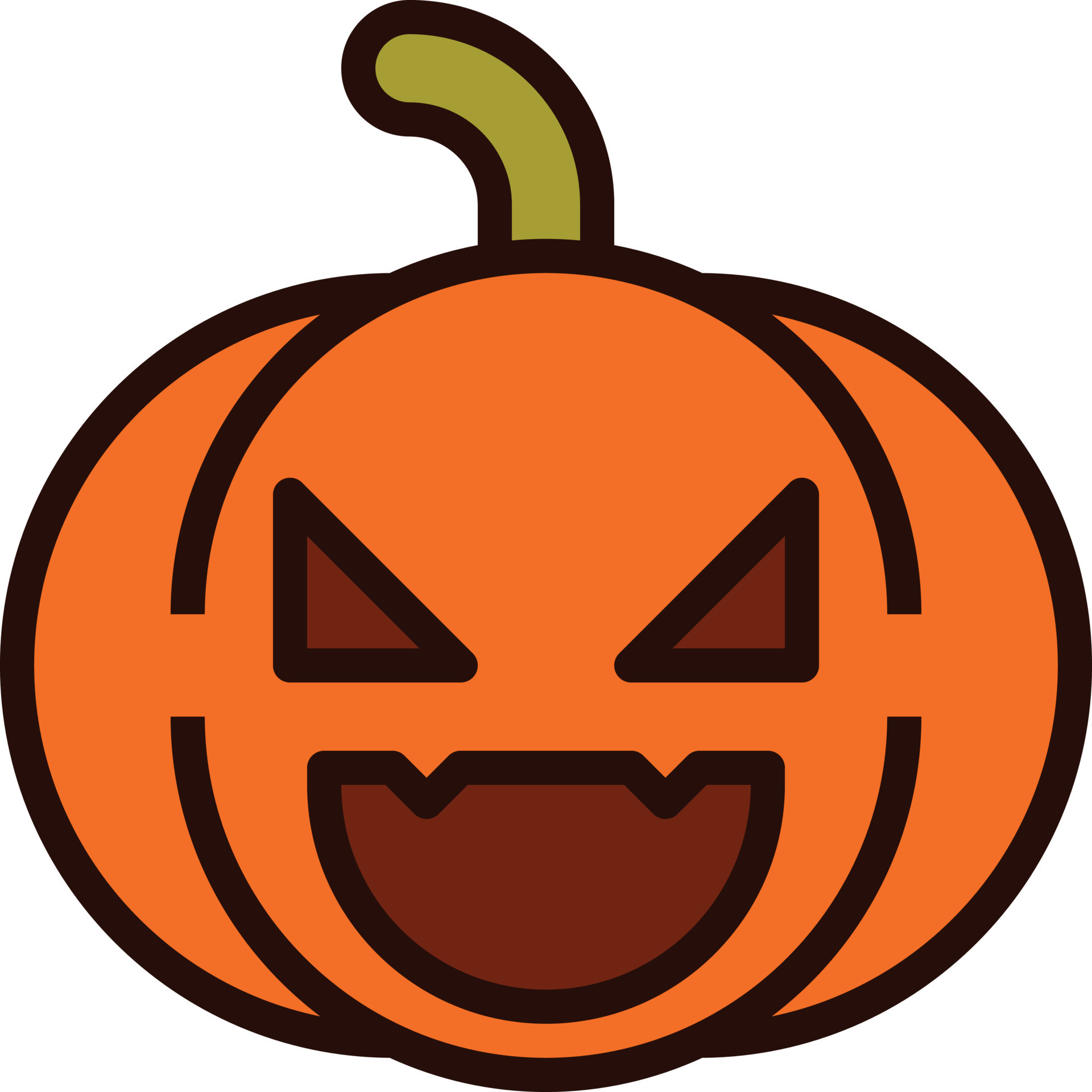 Emoji Pumpkin Halloween 23025922 Vector Art at Vecteezy
