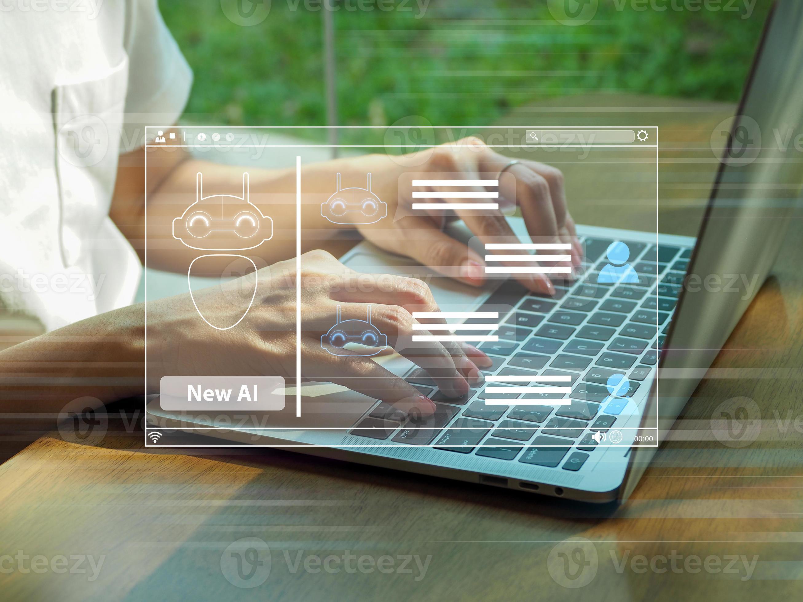 Using Intelligent Ai Chat Commands Human Beings Using Intelligent Ai Technology By Inputting