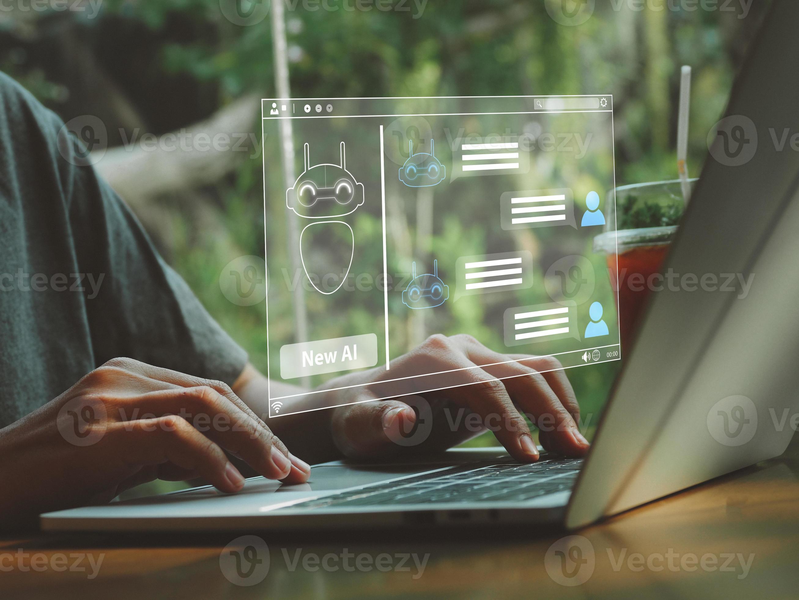 Using Intelligent Ai Chat Commands Human Beings Using Intelligent Ai Technology By Inputting