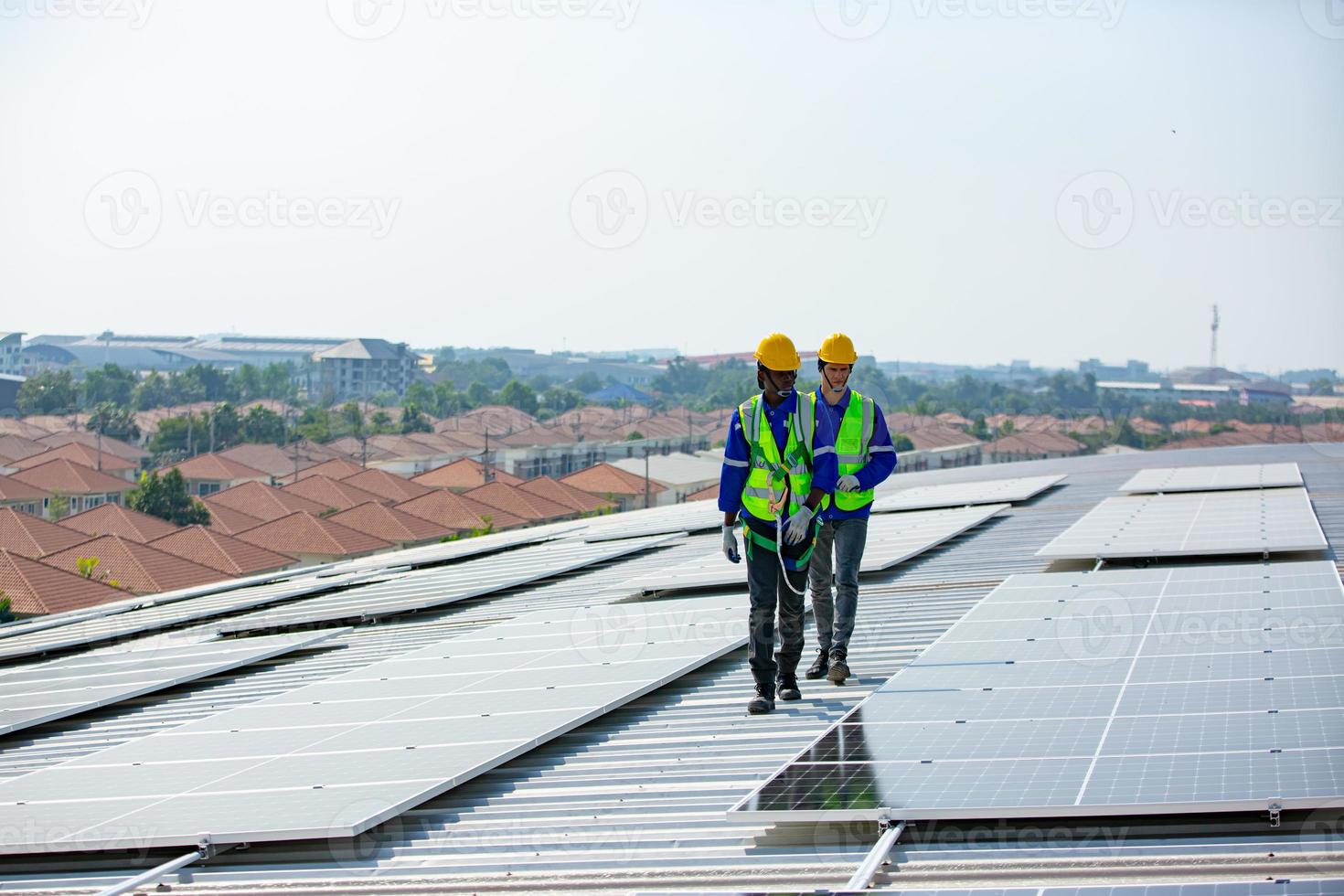 Solar cell panels at solar farm 23032127 Stock Photo at Vecteezy