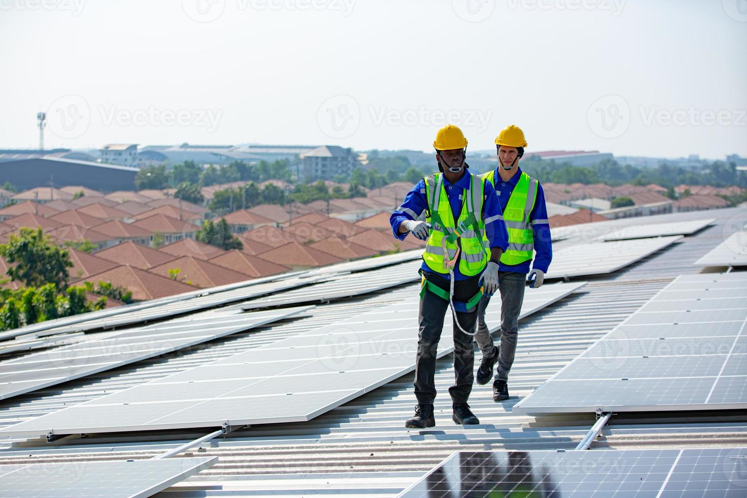 Solar cell panels at solar farm 23032324 Stock Photo at Vecteezy