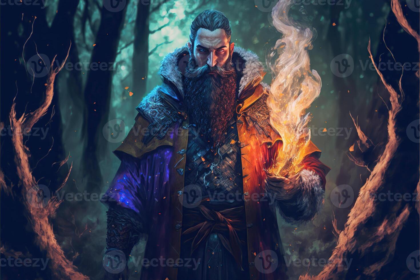 Fire Wizard Art