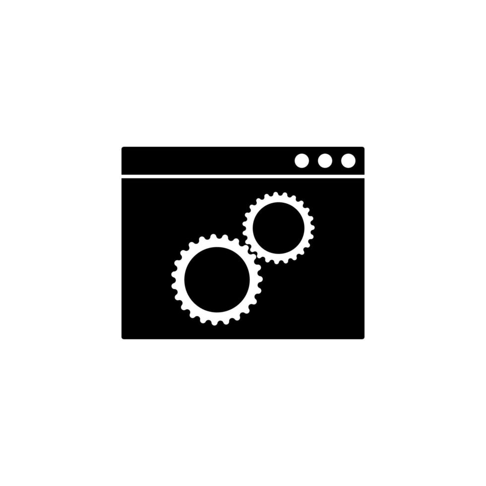 Browser Settings Vector Icon Illustration 23037339 Vector Art At Vecteezy