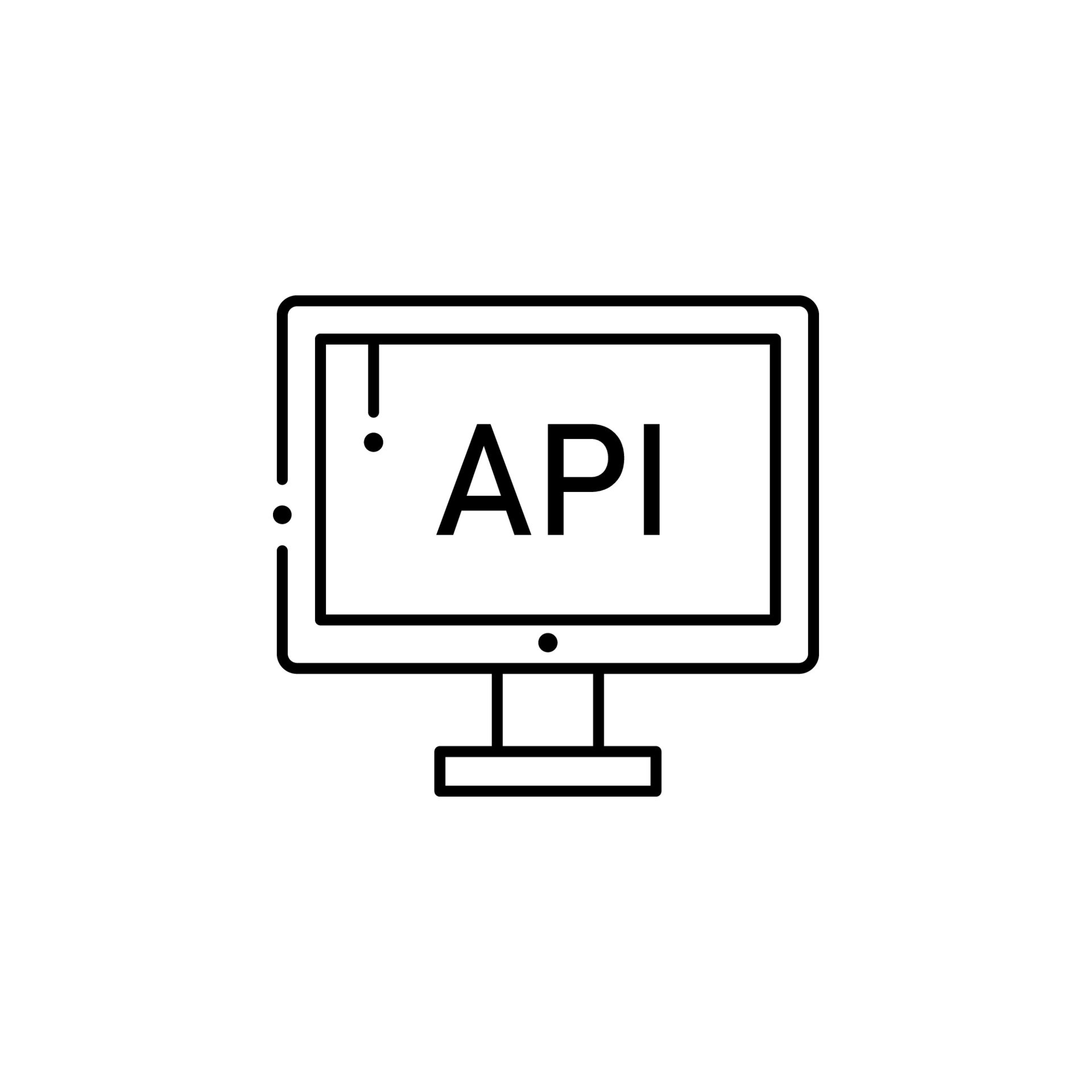 api, internet technology vector icon illustration 23037577 Vector Art ...