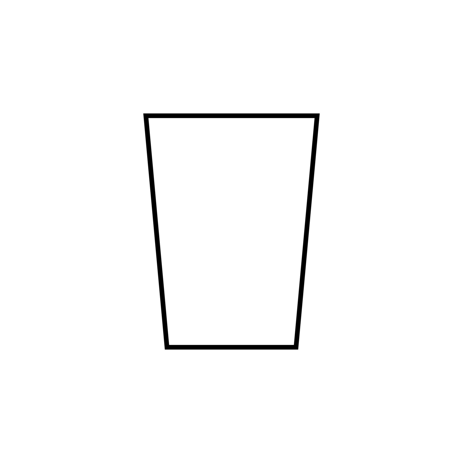 Glass Simple Line Vector Icon Illustration 23038260 Vector Art At Vecteezy