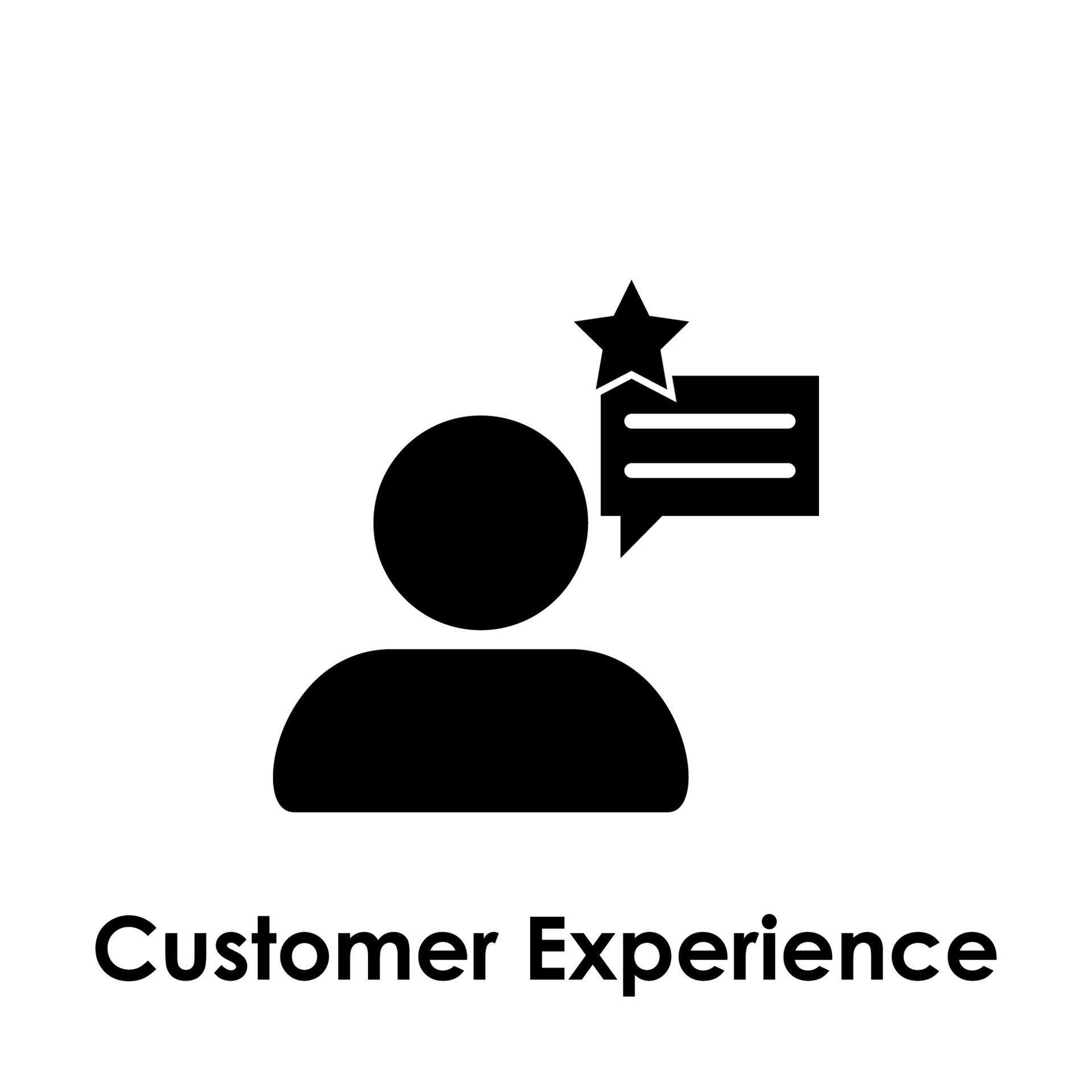 man, comment, customer experience vector icon illustration 23041455 Vector Art at Vecteezy