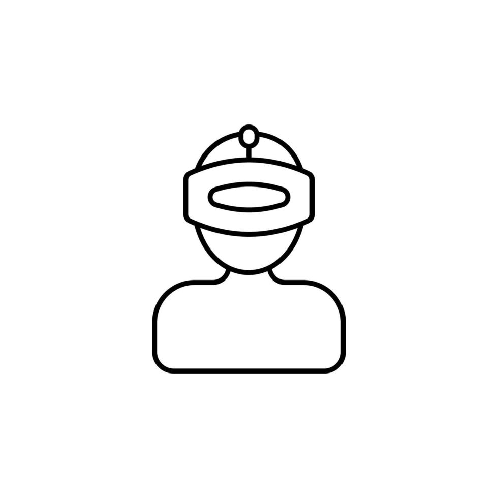 Augmented reality, vr, man vector icon illustration 23041553 Vector Art ... Augmented reality, vr, man vector icon illustration 23041553 Vector Art ...