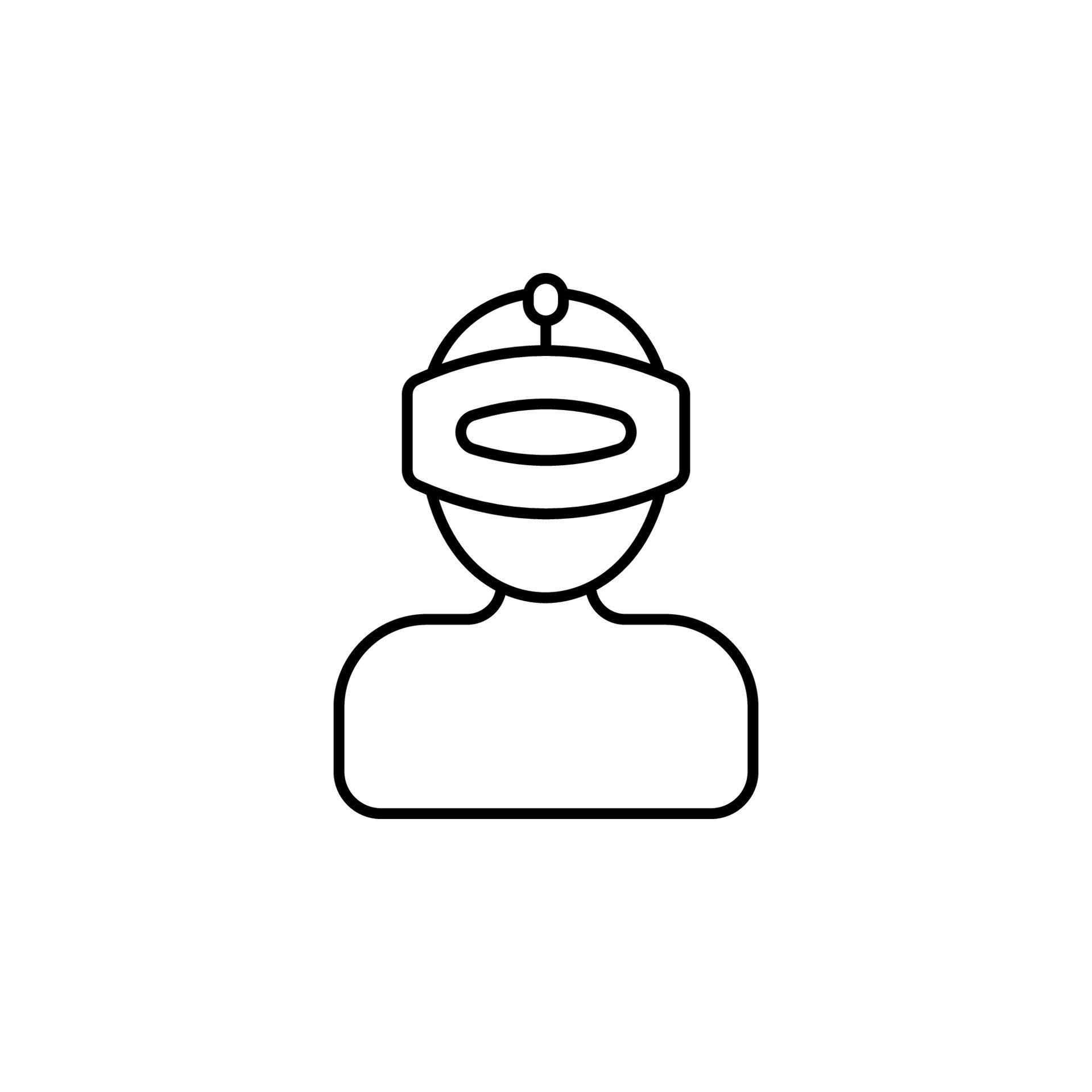 Augmented reality, vr, man vector icon illustration 23041553 Vector Art ... Augmented reality, vr, man vector icon illustration 23041553 Vector Art ...