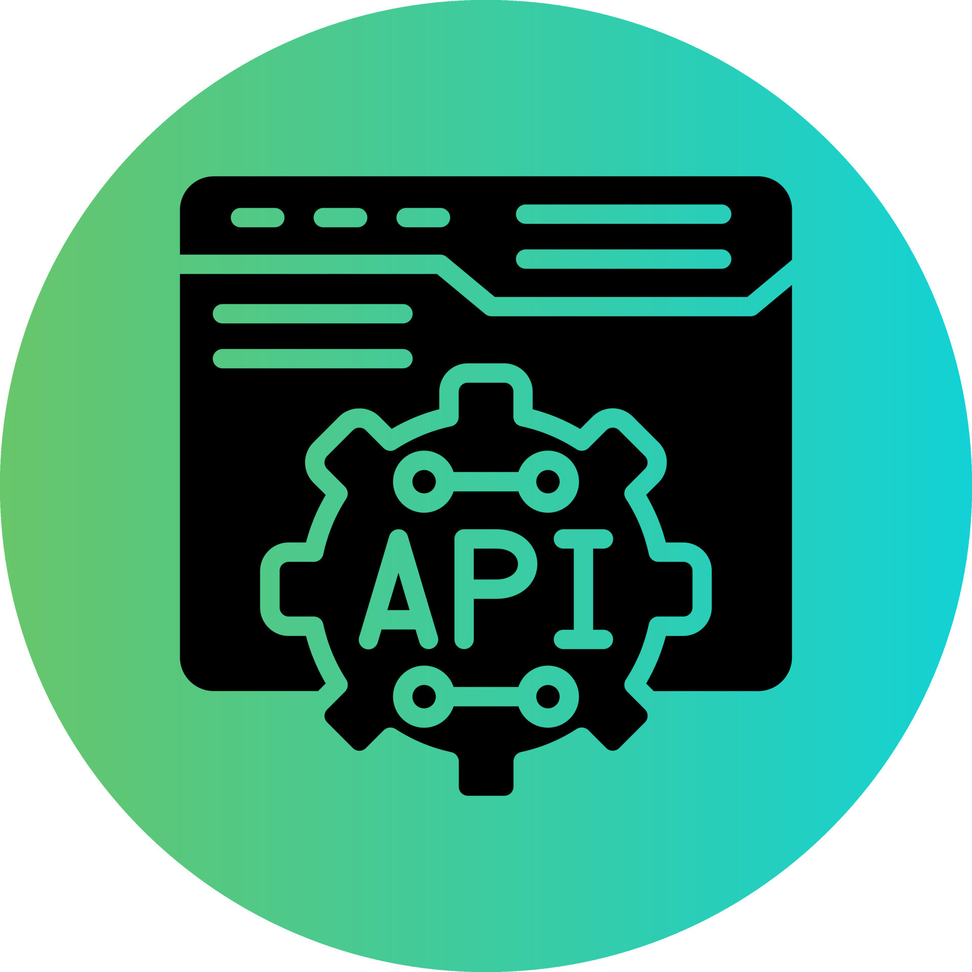 API Vector Icon Design 23046658 Vector Art at Vecteezy