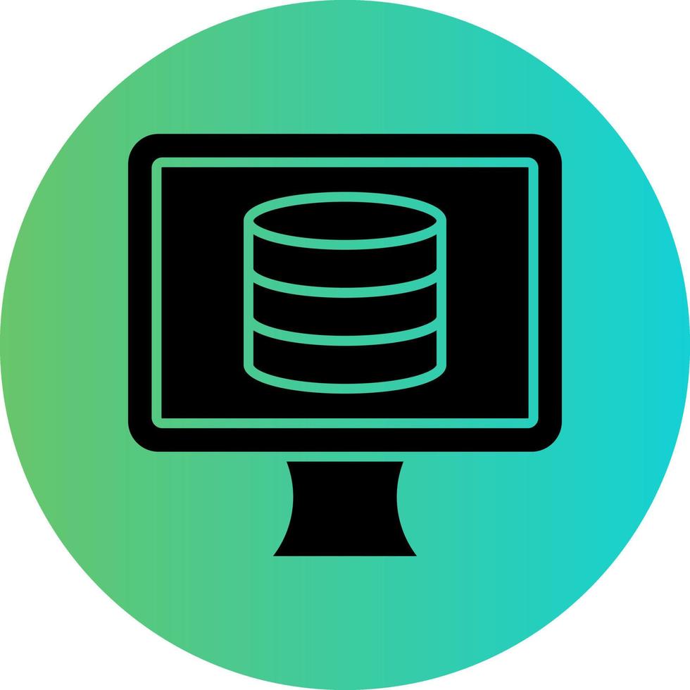 Database Vector Icon Design 23048584 Vector Art at Vecteezy