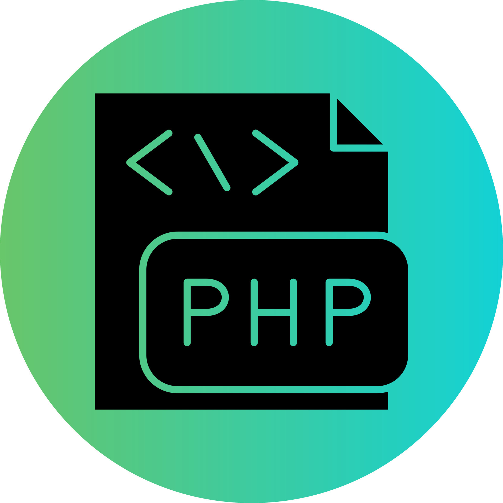 PHP File Vector Icon Design 23048861 Vector Art at Vecteezy