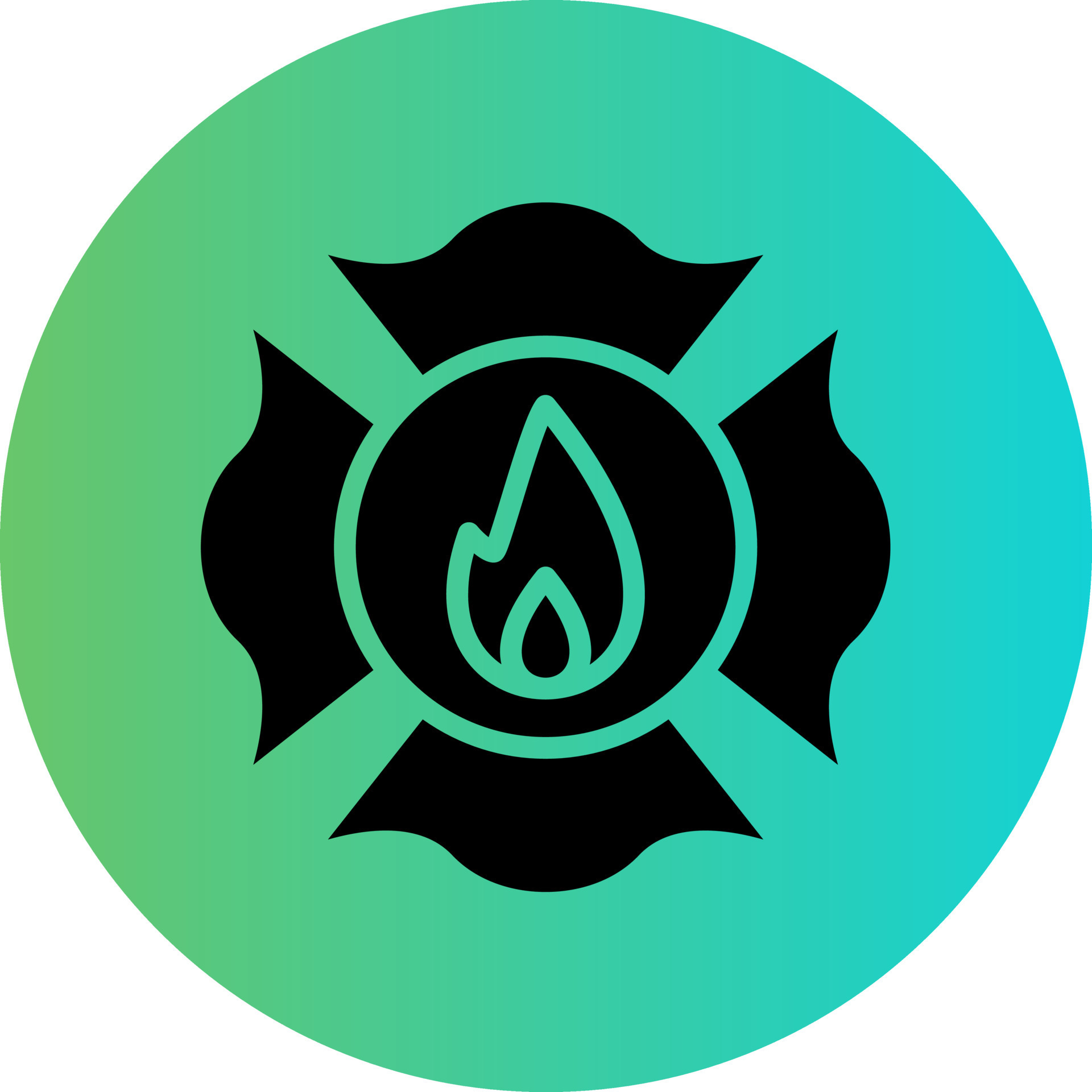 Firefighter Badge Vector Icon Design 23048872 Vector Art at Vecteezy