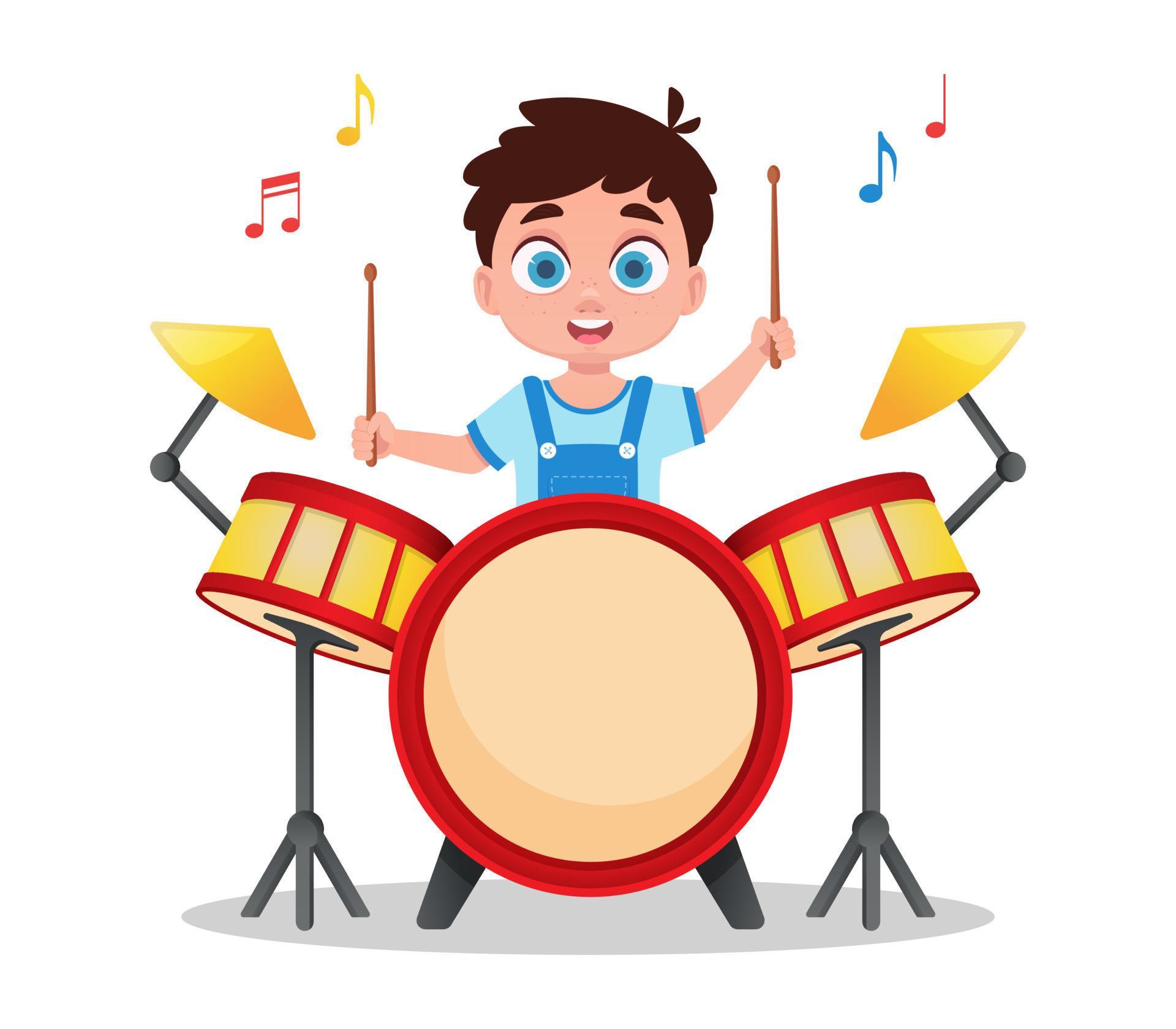 Cute Boy Playing Drums Child Playing A Musical Instrument 23052141 cute-boy-playing-drums-child-playing-a-musical-instrument-23052141