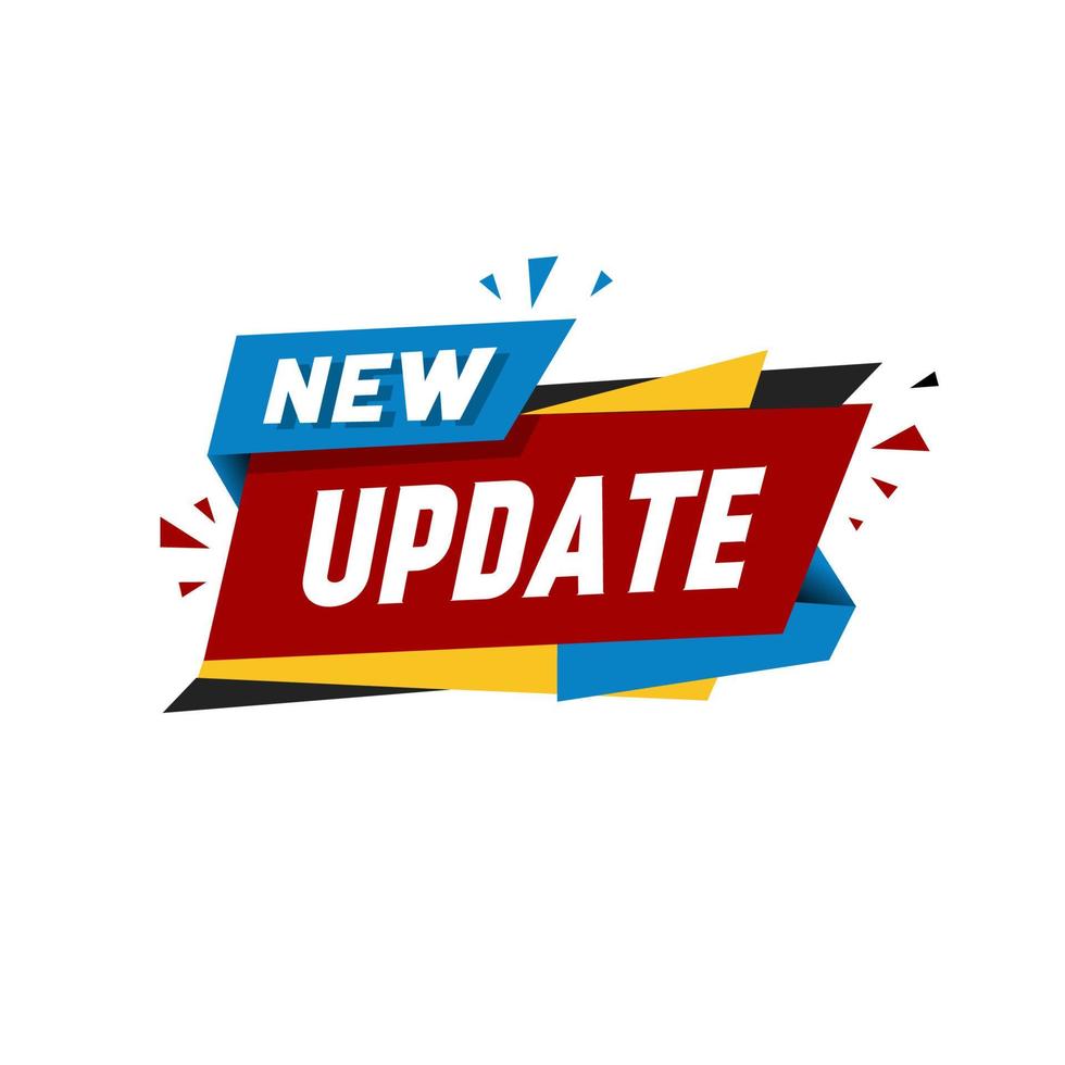 New update banner design, modern vector template. 23053443 Vector Art ... New update banner design, modern vector template. 23053443 Vector Art ...