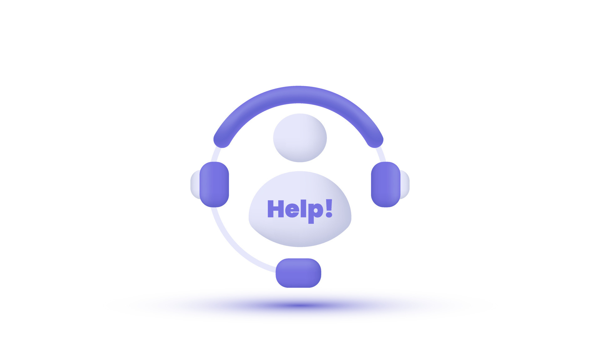 3d Realistic Cartoon Illustration Icon Online Support Chatbot Trendy Modern Style Object Symbols