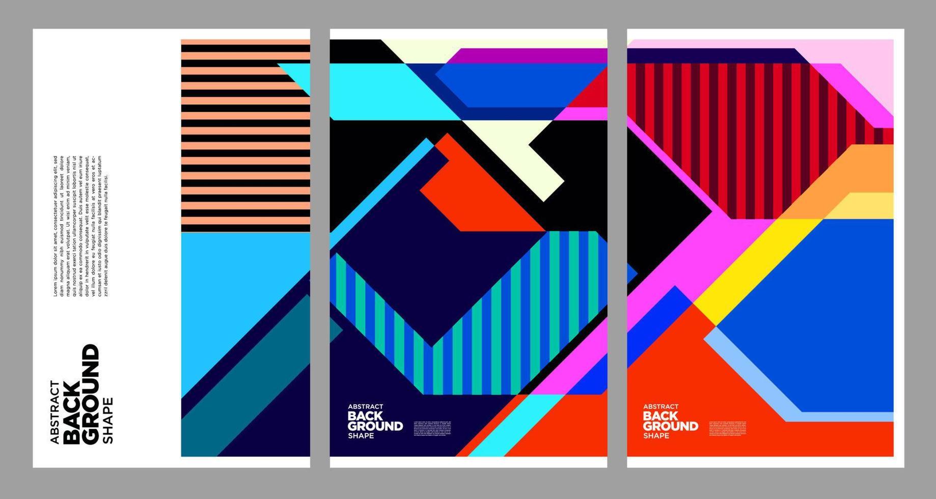 Vector Colorful Geometric Abstract Background For Summer Banner