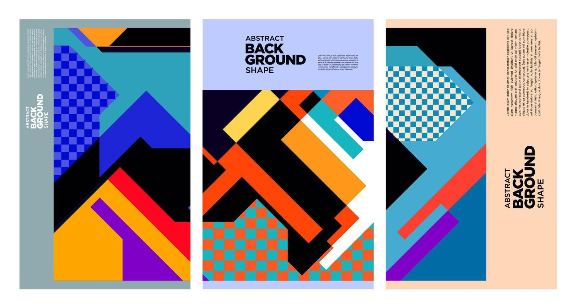 Vector Colorful Geometric Abstract Background For Summer Banner