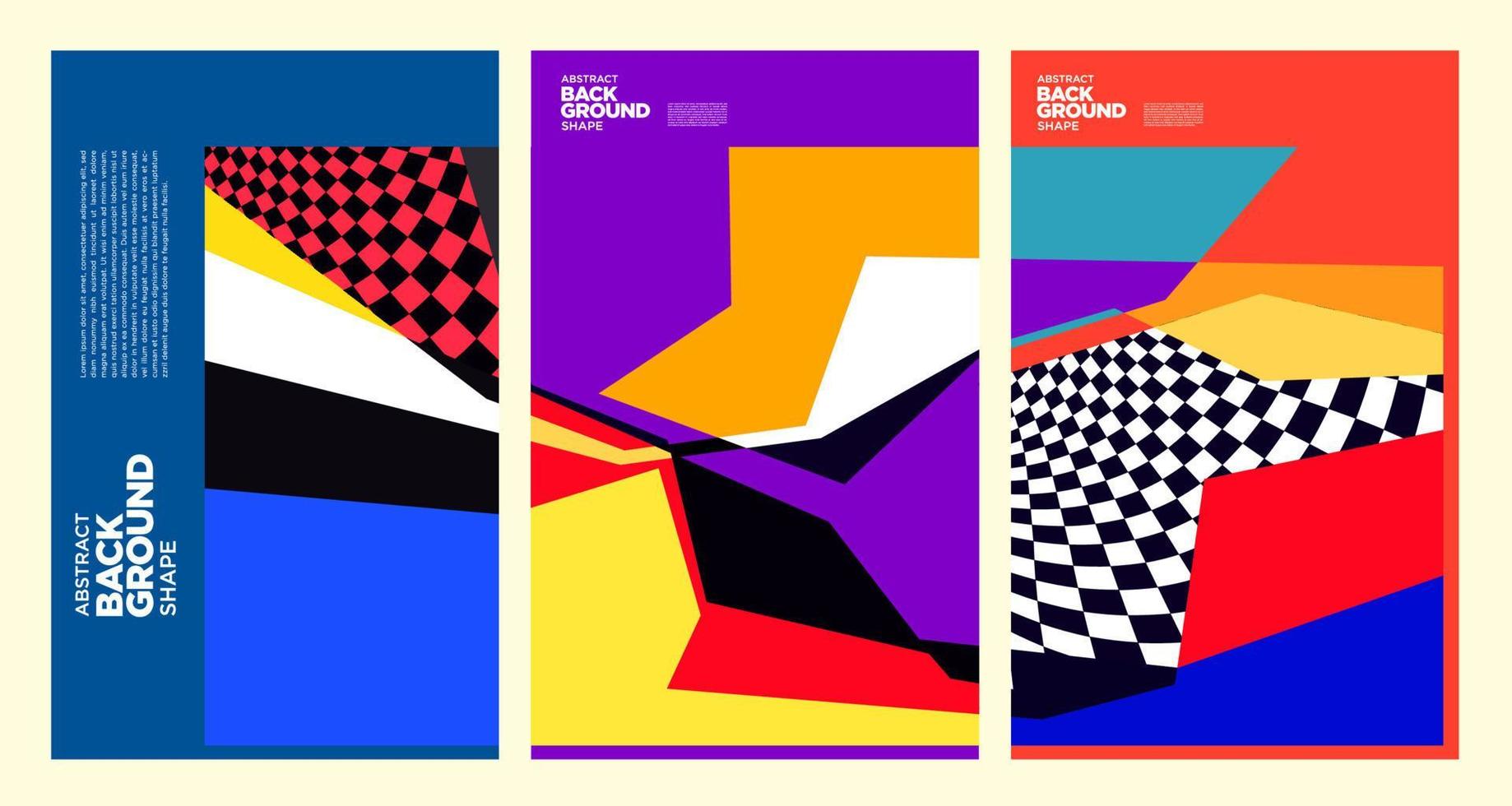 Vector Colorful Geometric Abstract Background For Summer Banner