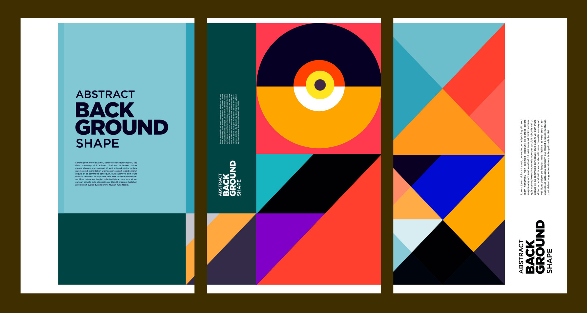 Vector Colorful Geometric Abstract Background For Summer Banner