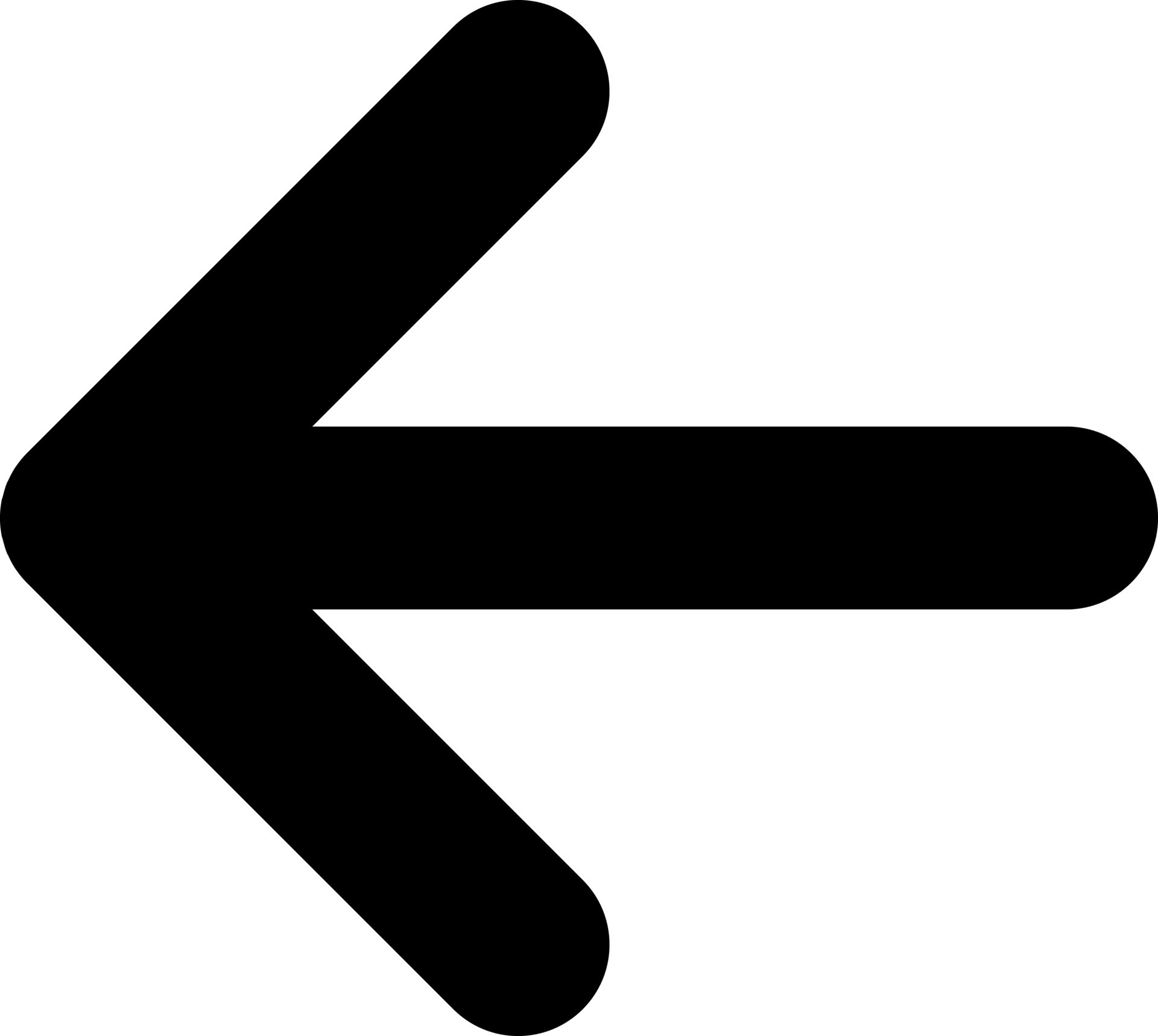 Leftwards Arrow Black Glyph Ui Icon Pressing Left Setting Menu Selection Mode User Interface
