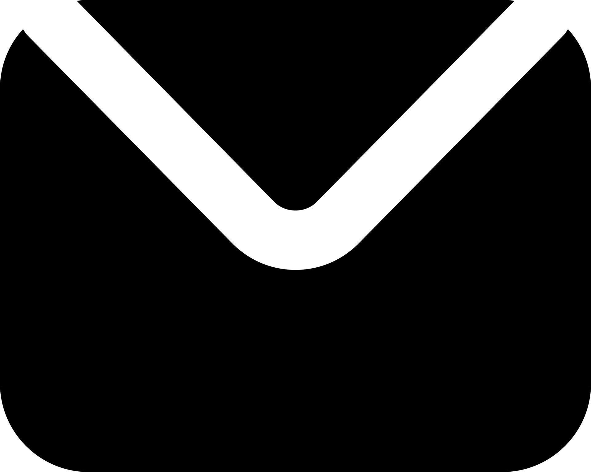 Unread Message Black Glyph Ui Icon Text Messaging Service Communication App User Interface