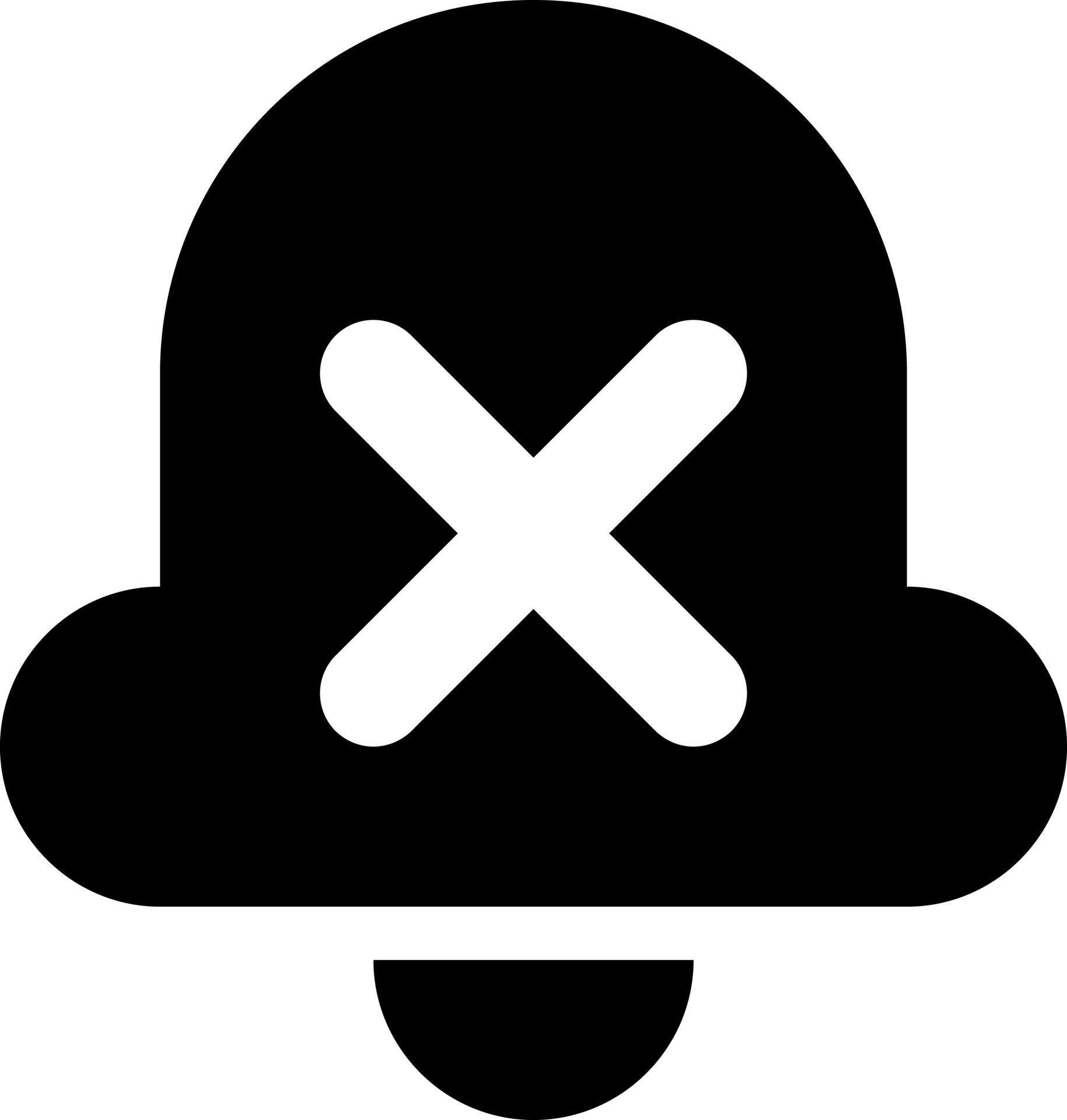 Silent Notifications Black Glyph Ui Icon Disable Notifications Adjust