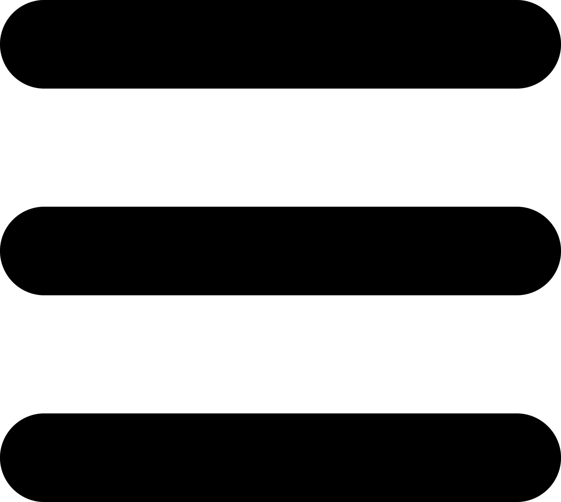 Hamburger like menu black glyph ui icon. Three lines. More options ... Hamburger like menu black glyph ui icon. Three lines. More options ...
