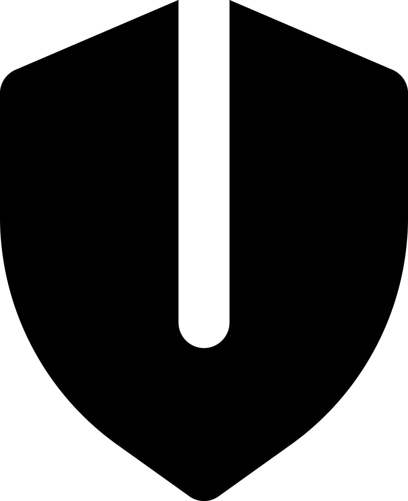 Security shield black glyph ui icon. Under protection. Antivirus software. User interface design ...