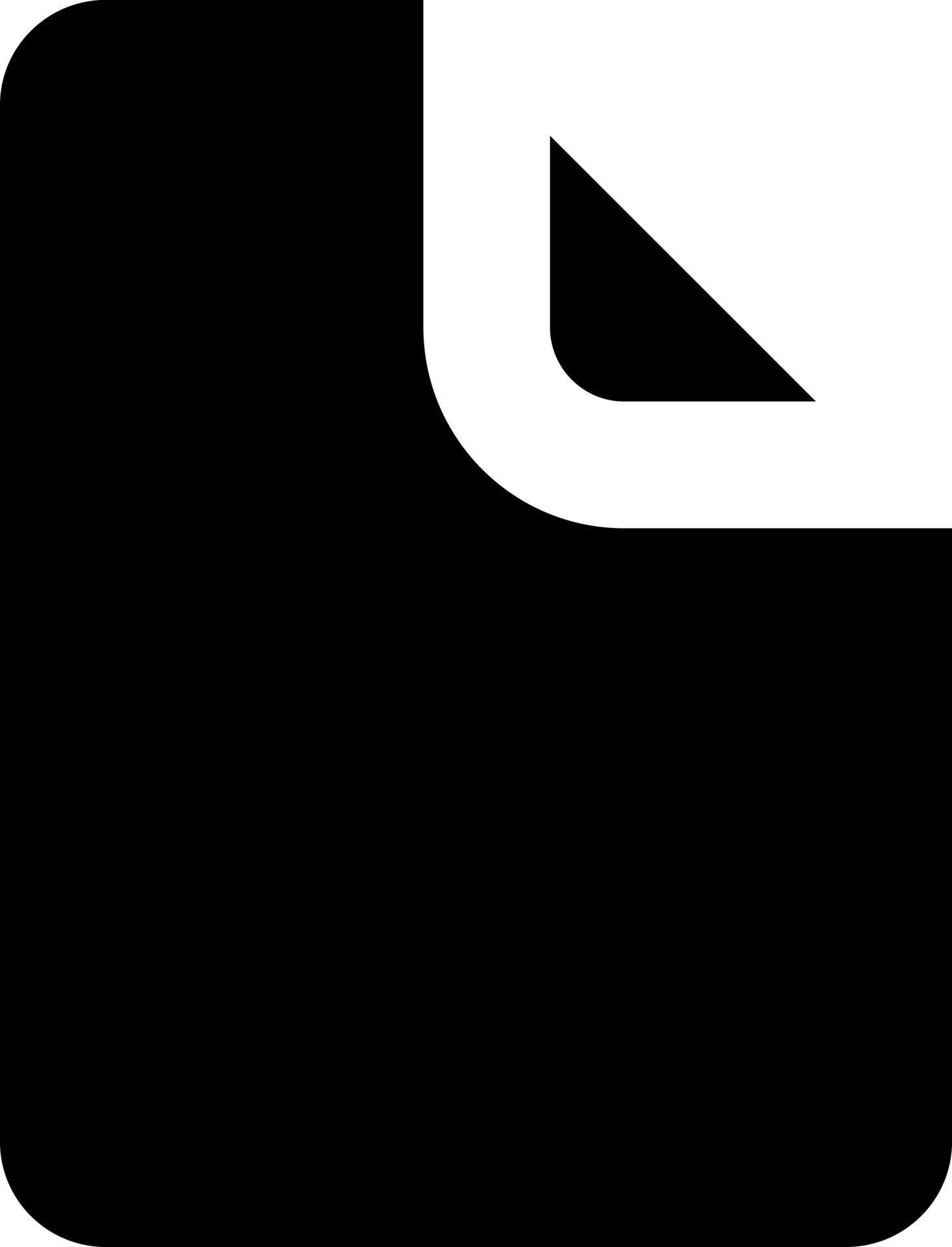 File Black Glyph Ui Icon Desktop Shortcut Note Taking Application Document User Interface