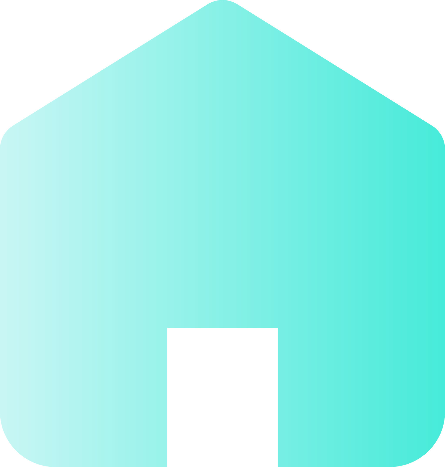 Home flat gradient color ui icon. Open website homepage. Browser ...