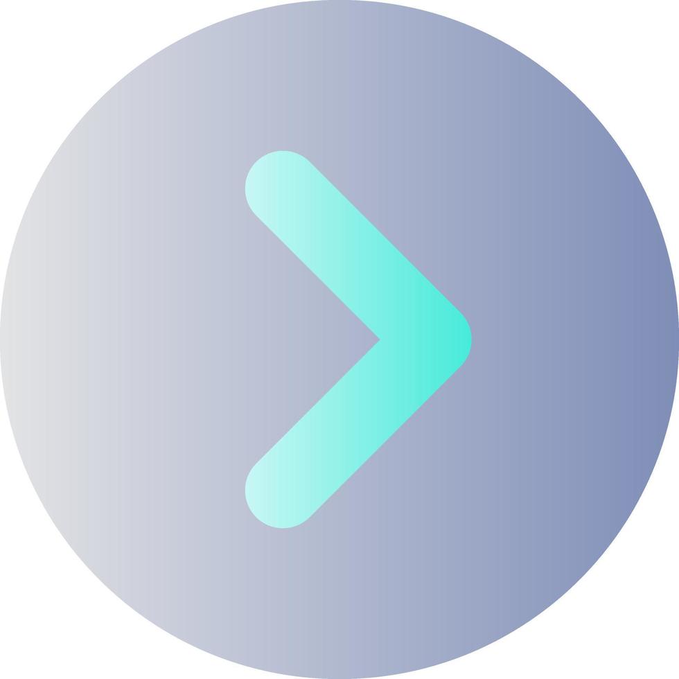 Arrow Right Button Flat Gradient Color Ui Icon Next Track Toolbar Control Element Menu