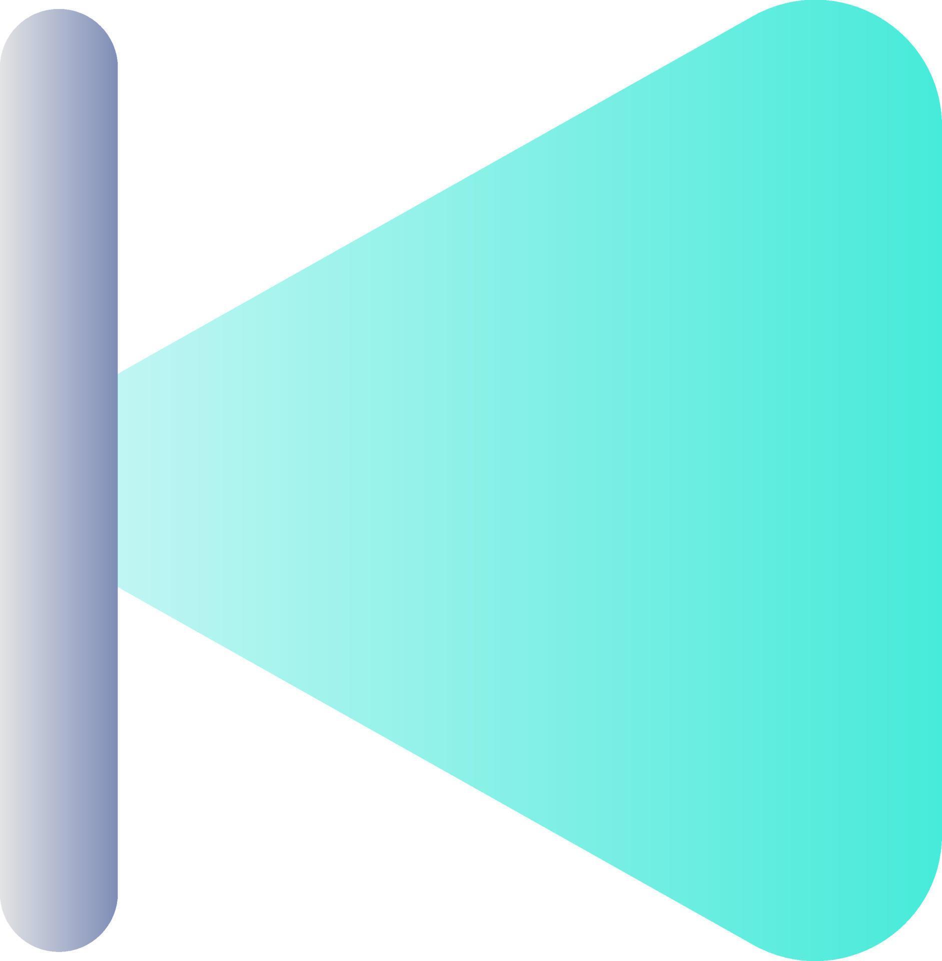 Skip Previous Button Flat Gradient Color Ui Icon Music Player Bar