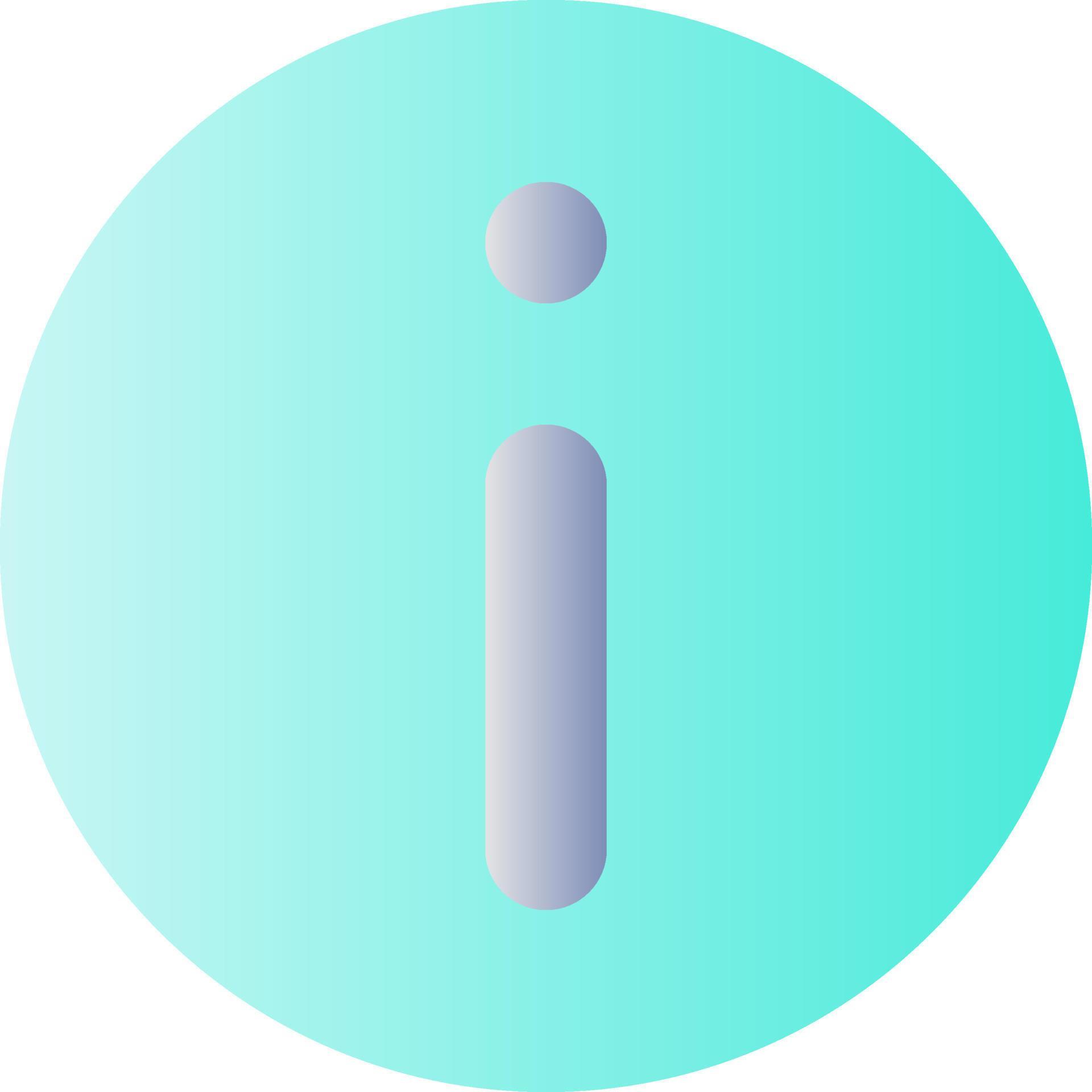 Info Flat Gradient Color Ui Icon Additional Information Providing Updates Showing Helpful