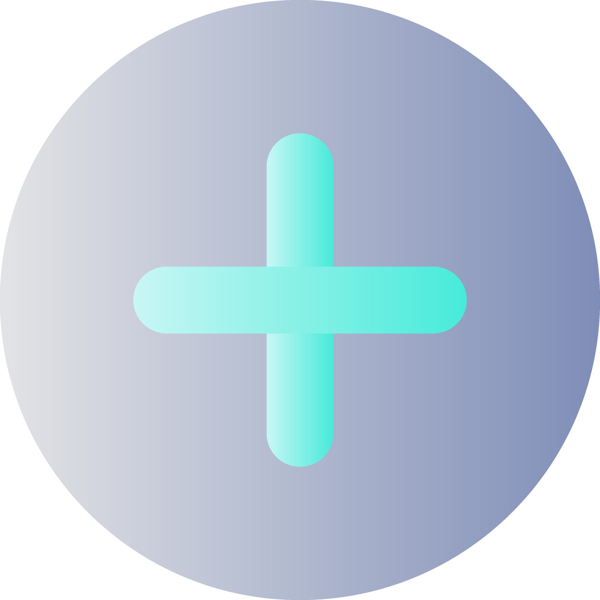 Add Button Flat Gradient Color Ui Icon Increase Volume Toolbar Control Element Menu Command