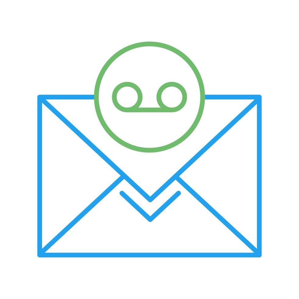 Voice Mail Vector Icon 23069046 Vector Art at Vecteezy